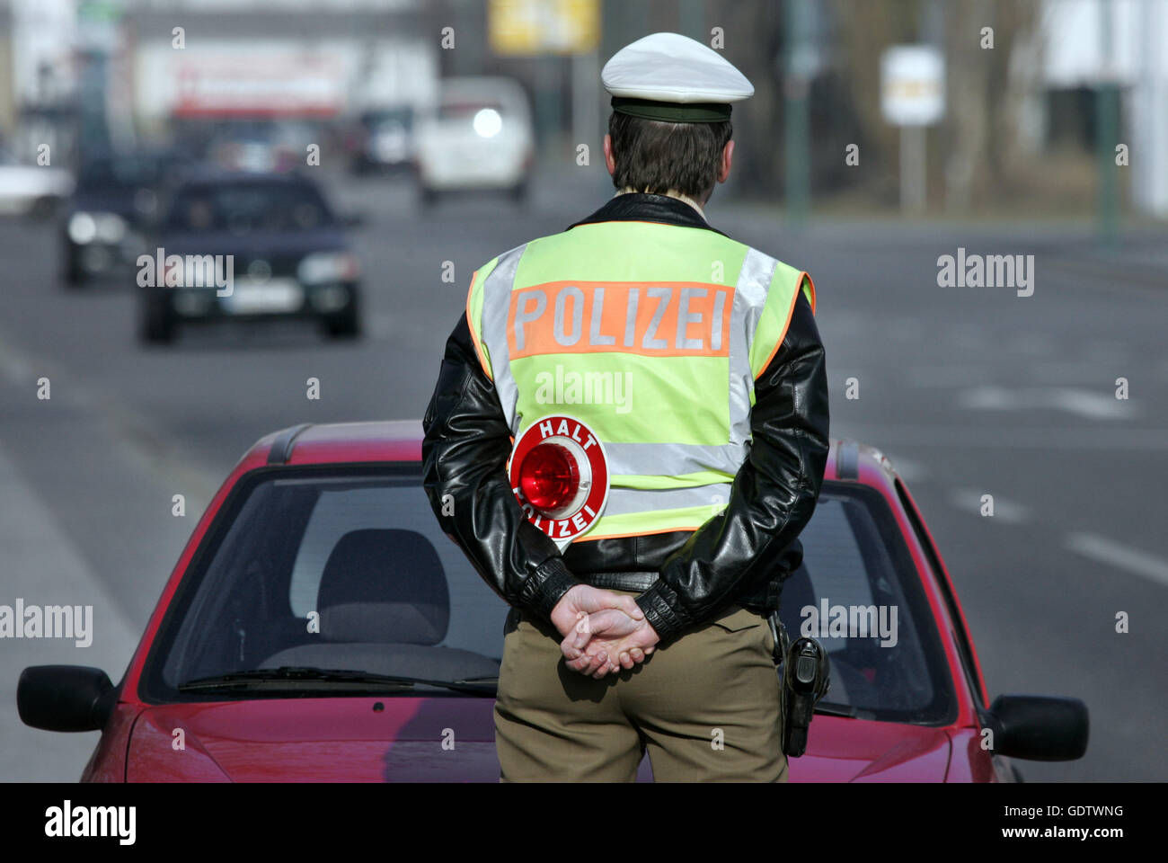 Traffic control officer hi-res stock photography and images - Alamy