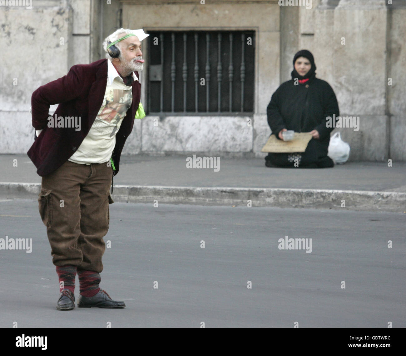 Street scene in Rome Stock Photo - Alamy