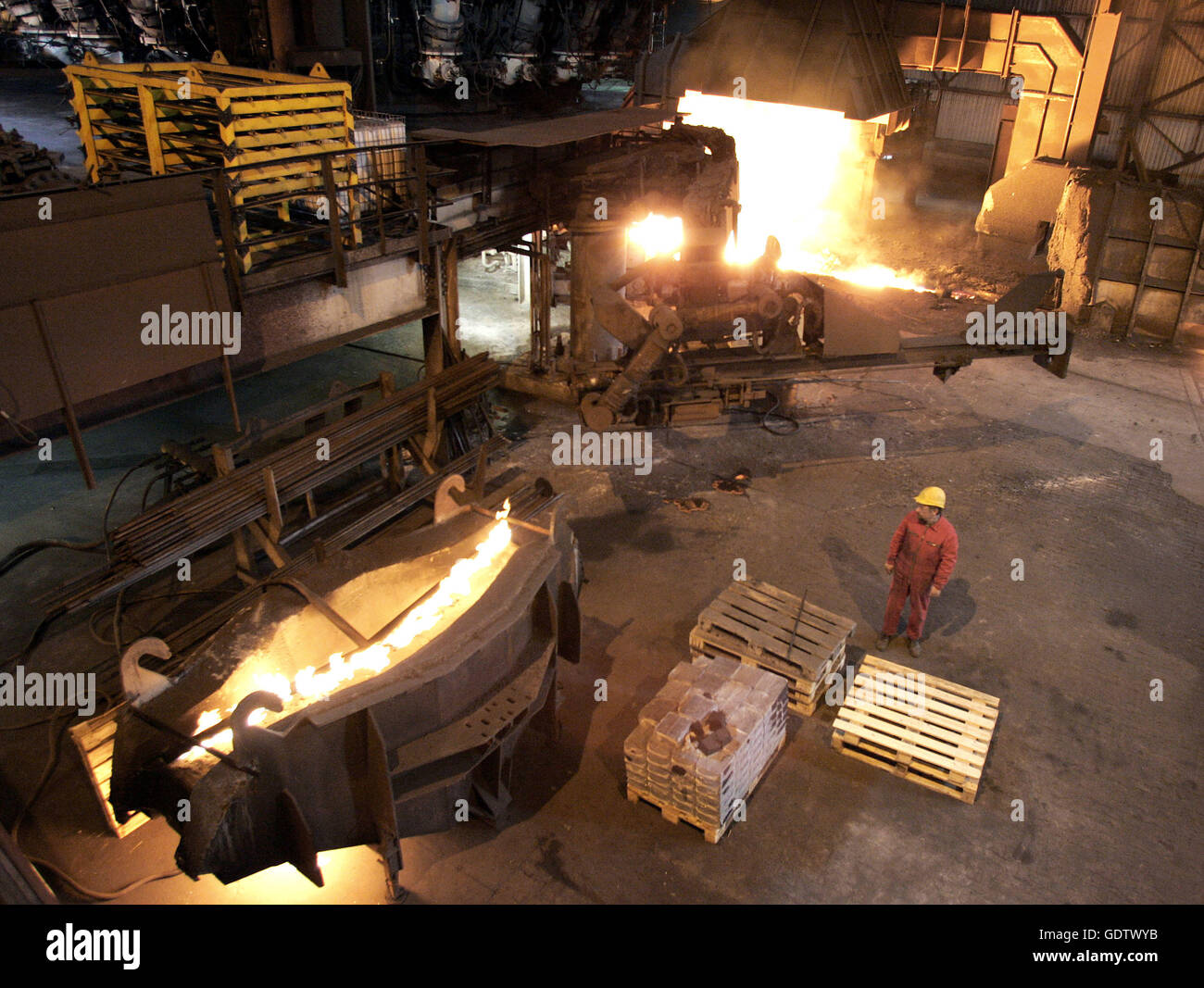 Blast furnace tapping hi-res stock photography and images - Alamy