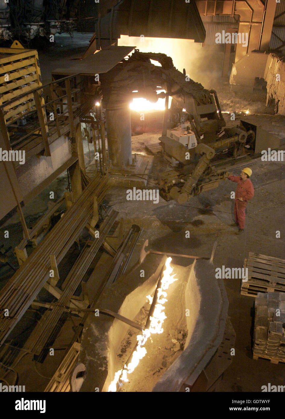 Blast furnace tapping hi-res stock photography and images - Alamy