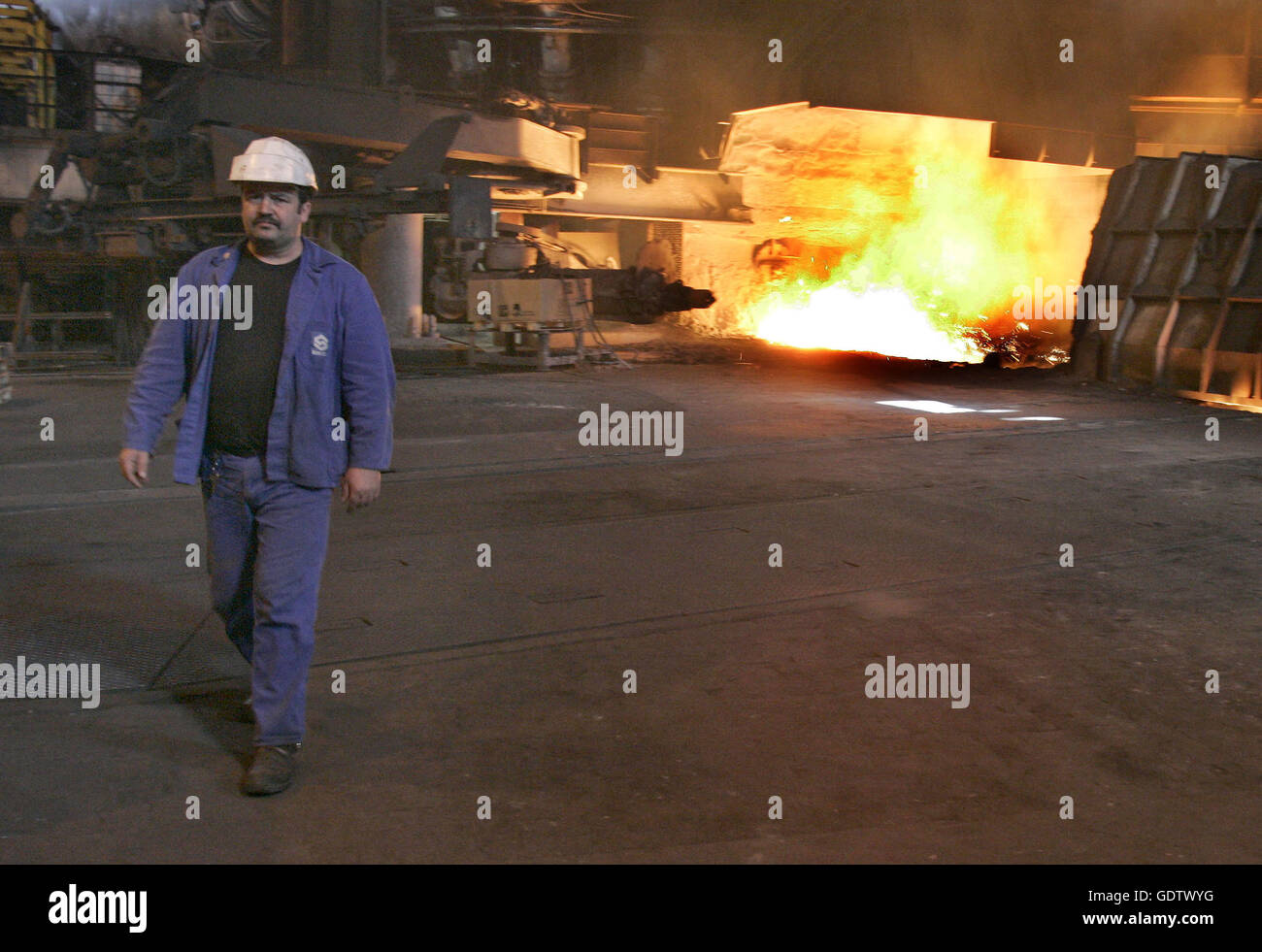 Blast furnace tapping hi-res stock photography and images - Alamy