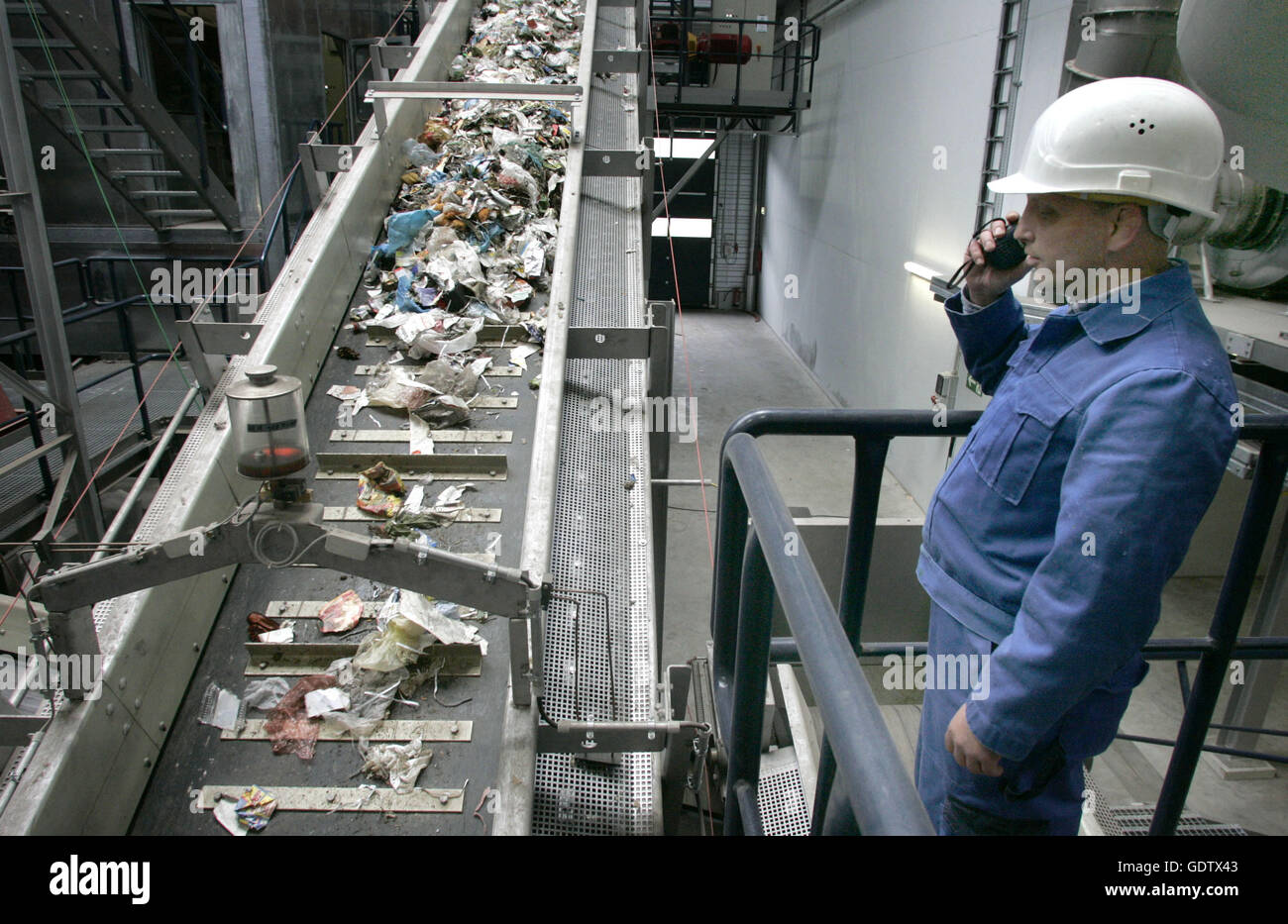 Waste processing plant Stock Photo - Alamy