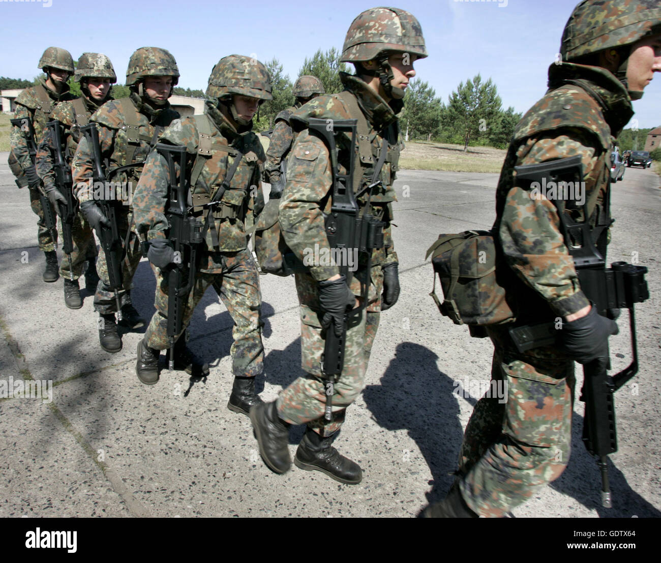 Bundeswehr conscripts hi-res stock photography and images - Alamy