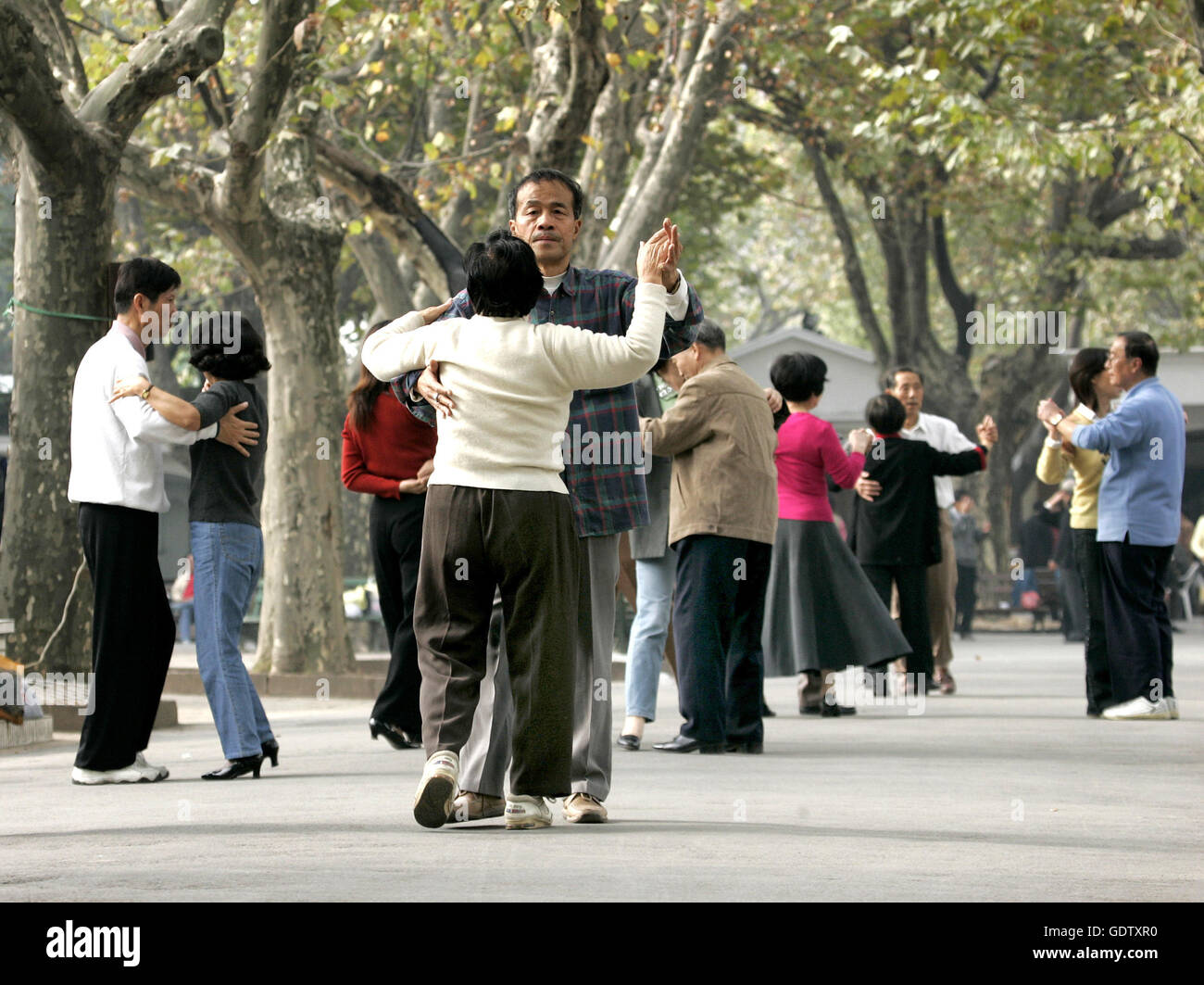 China morning dancing shanghai hi-res stock photography and images - Alamy