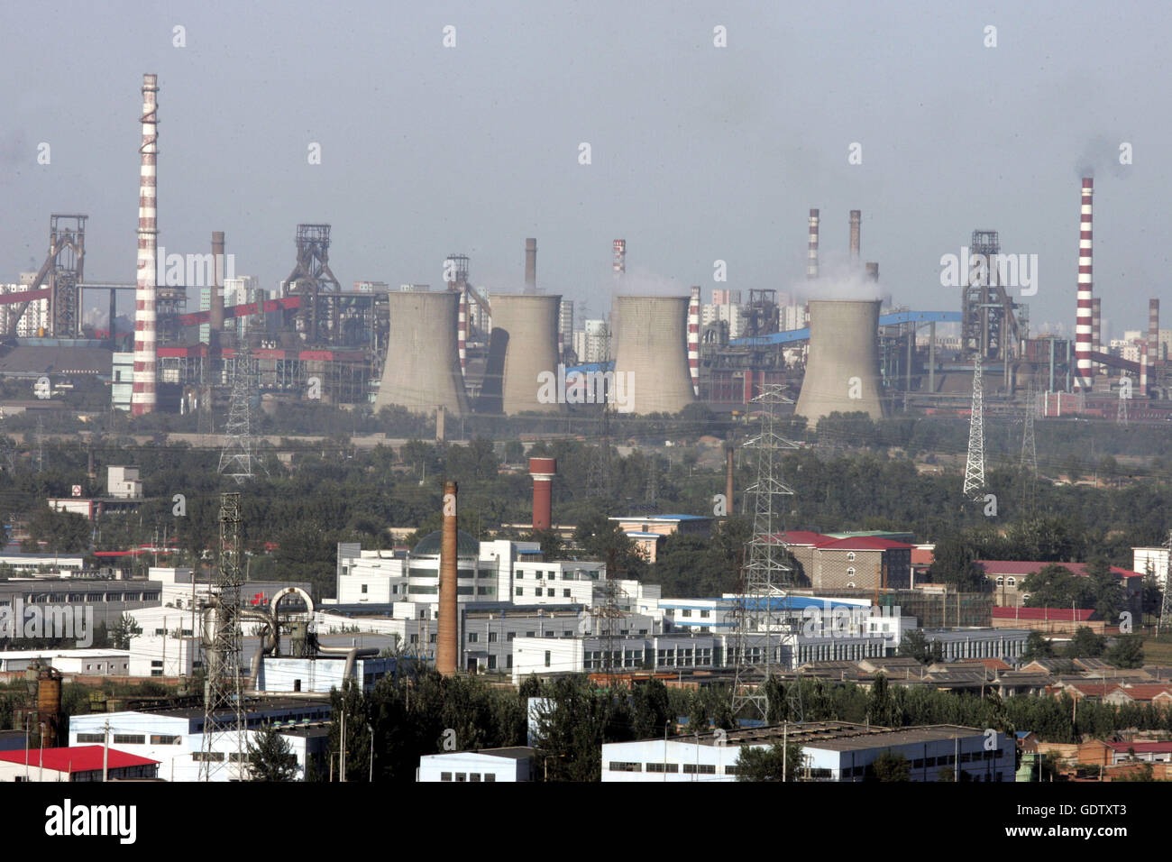 Steel plant pollution china hi-res stock photography and images - Alamy