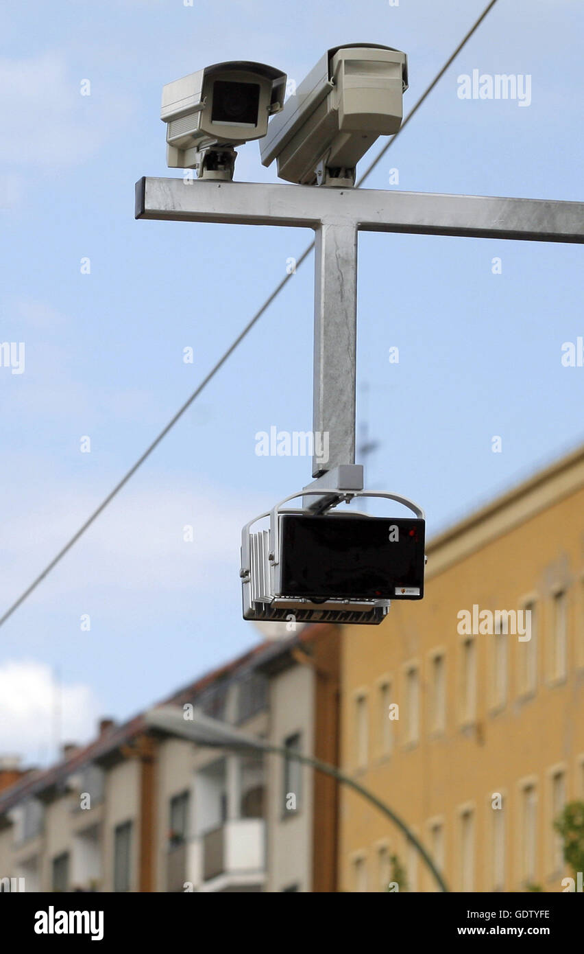 Surveillance camera of BND Stock Photo - Alamy