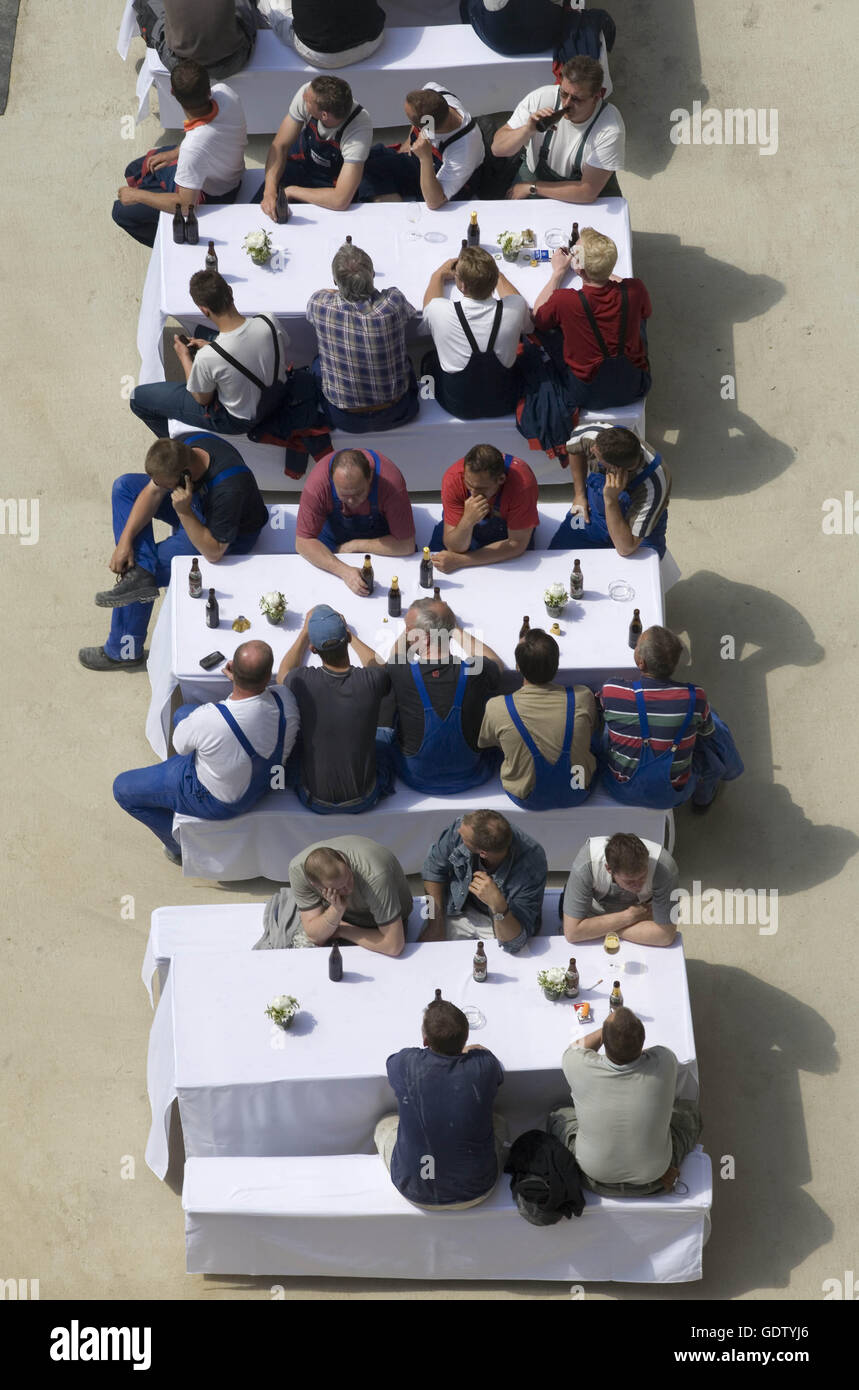 Topping out ceremony Stock Photo - Alamy