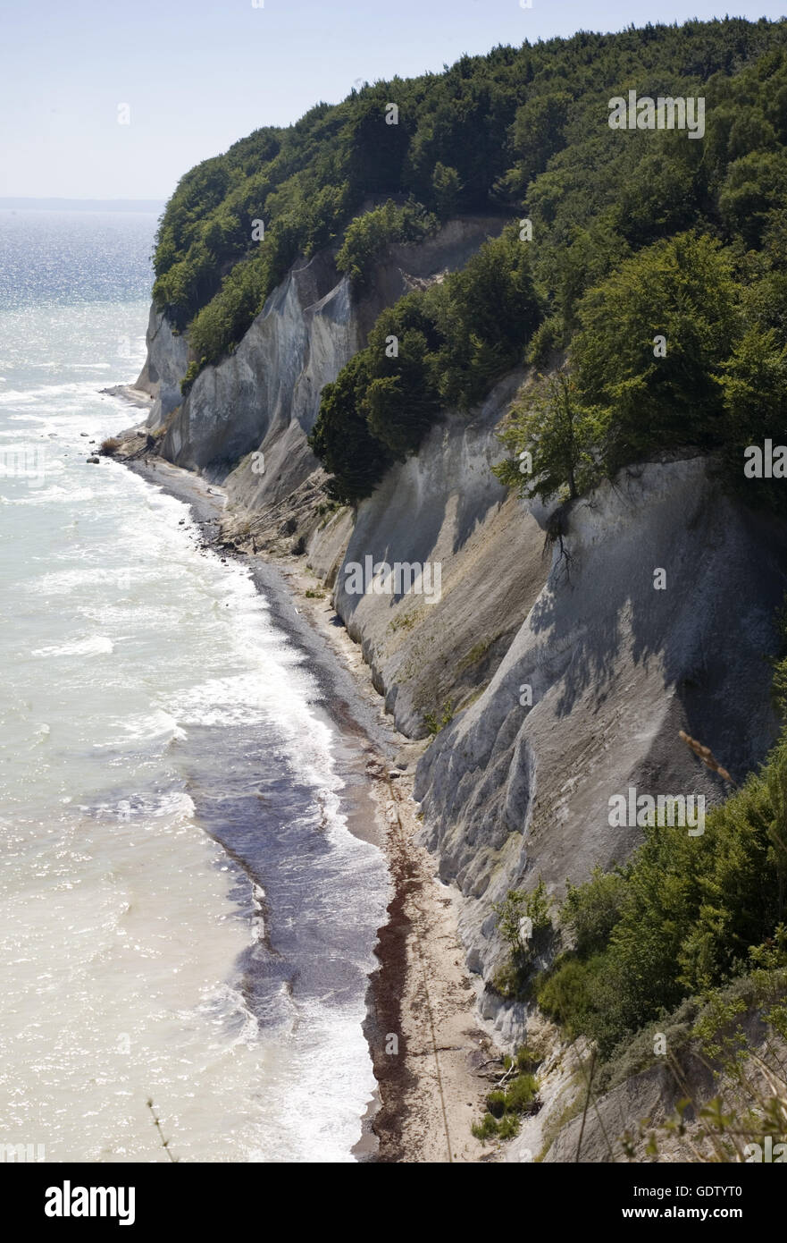 Chalk cliffs of Ruegen Stock Photo - Alamy
