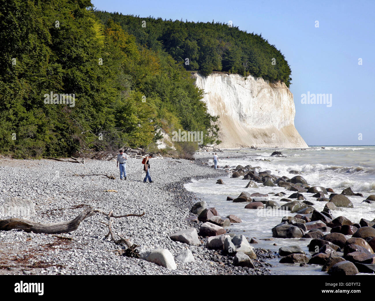 Chalk cliffs of Ruegen Stock Photo - Alamy