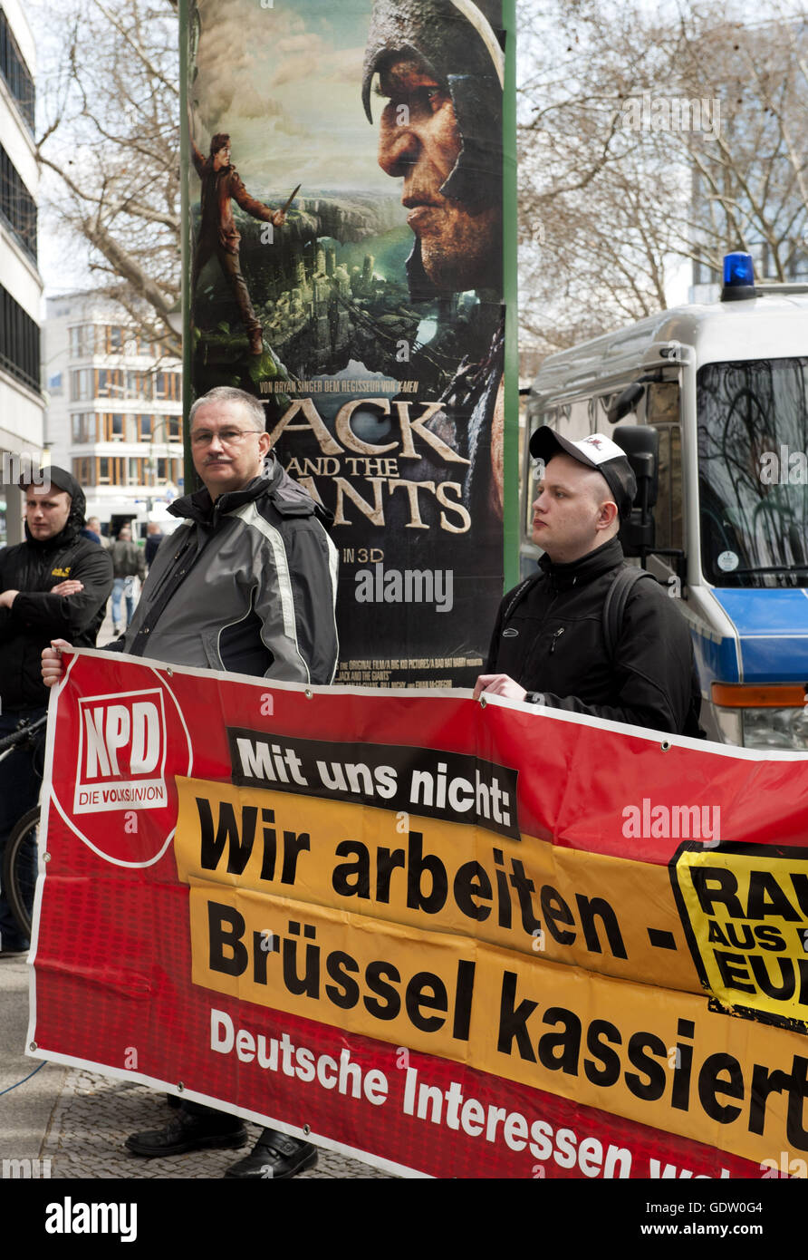 Npd Rally In Berlin High Resolution Stock Photography and Images - Alamy