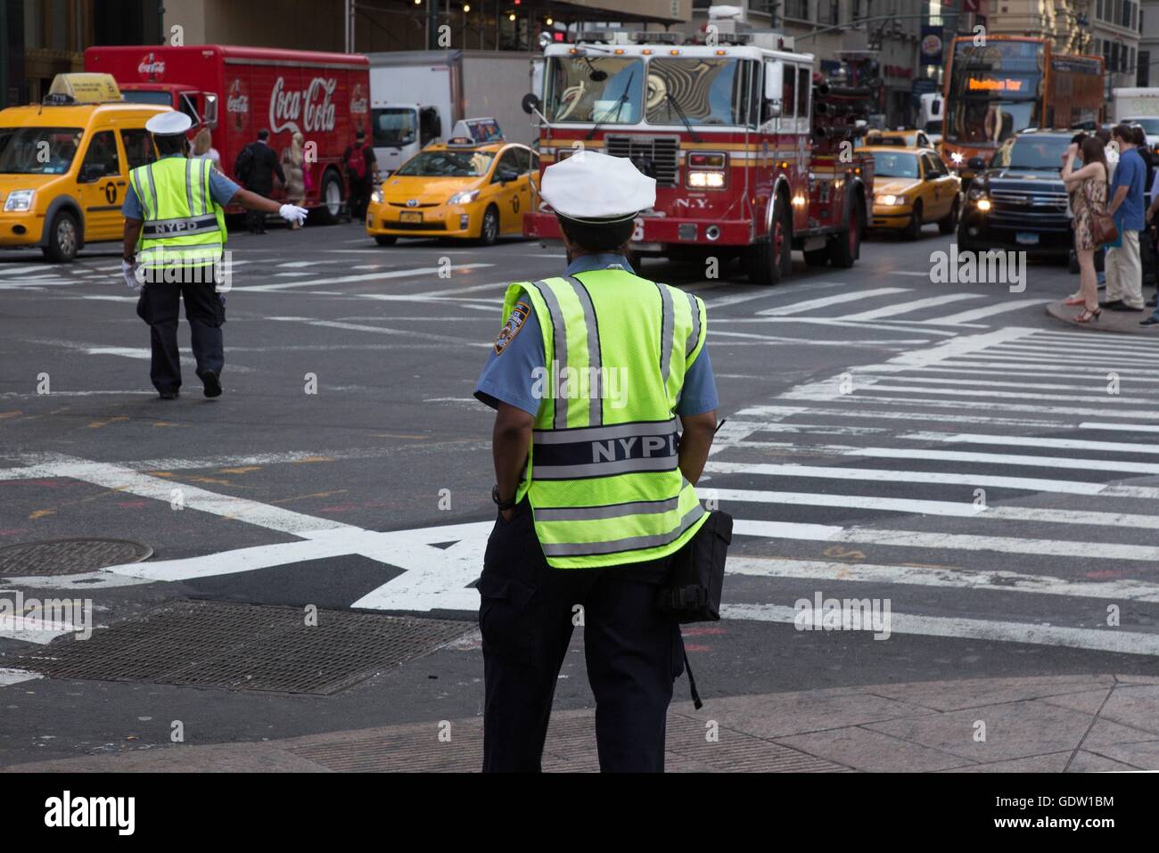 New york fire department officers hi-res stock photography and images ...