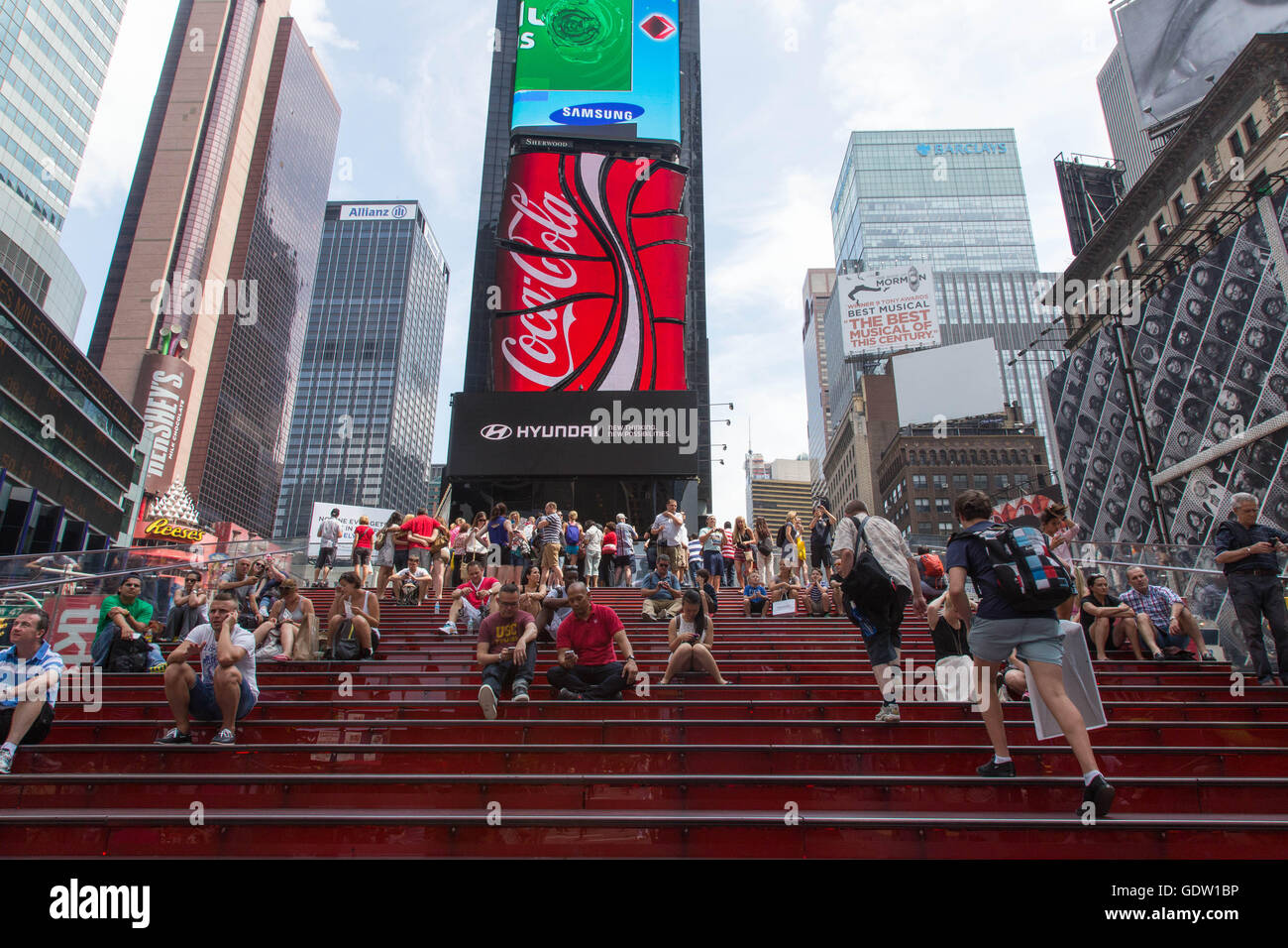 Stairs Times Square New York High Resolution Stock Photography and ...