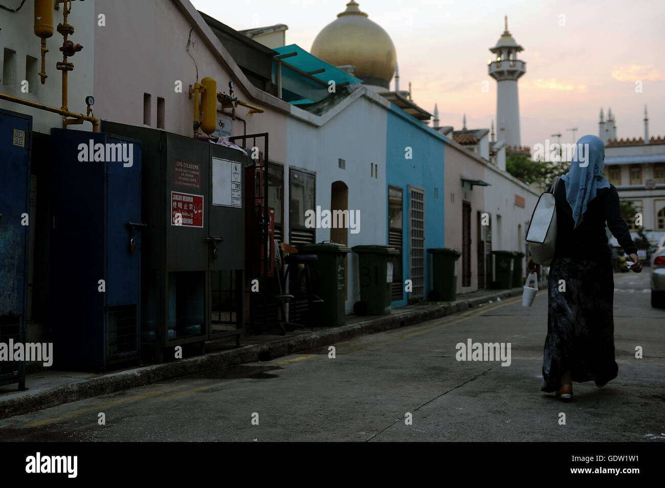 Backstreet in the Arab Quarter Stock Photo - Alamy