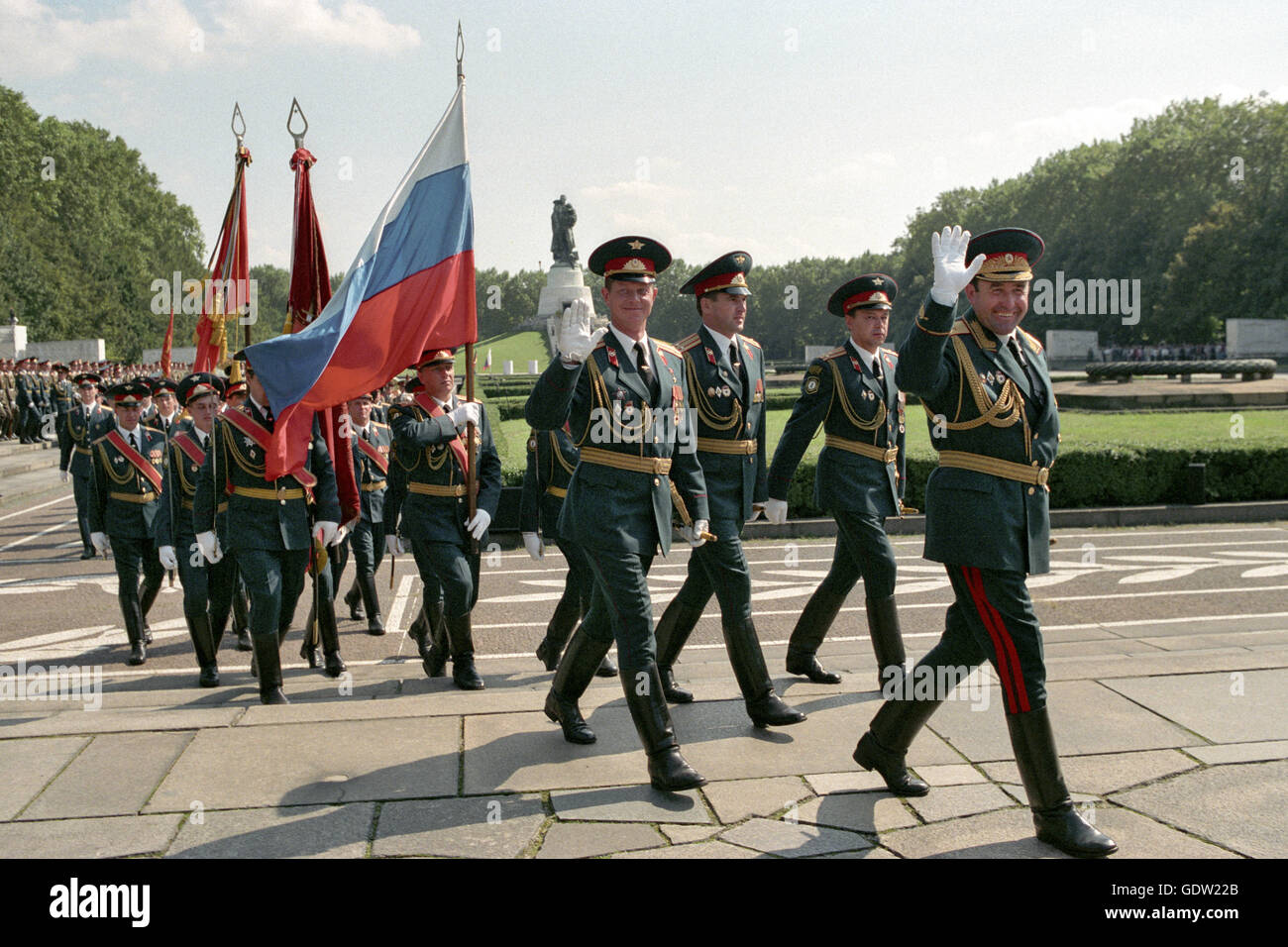 Garrison commander flags hi-res stock photography and images - Alamy