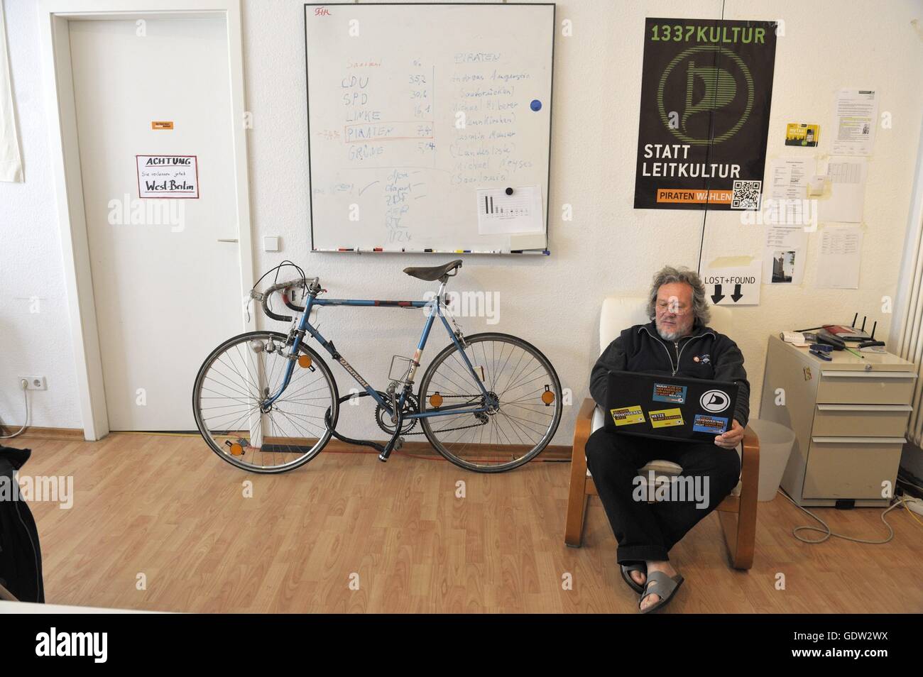 Berlin germany headquarters of the german pirate party poster hi-res ...