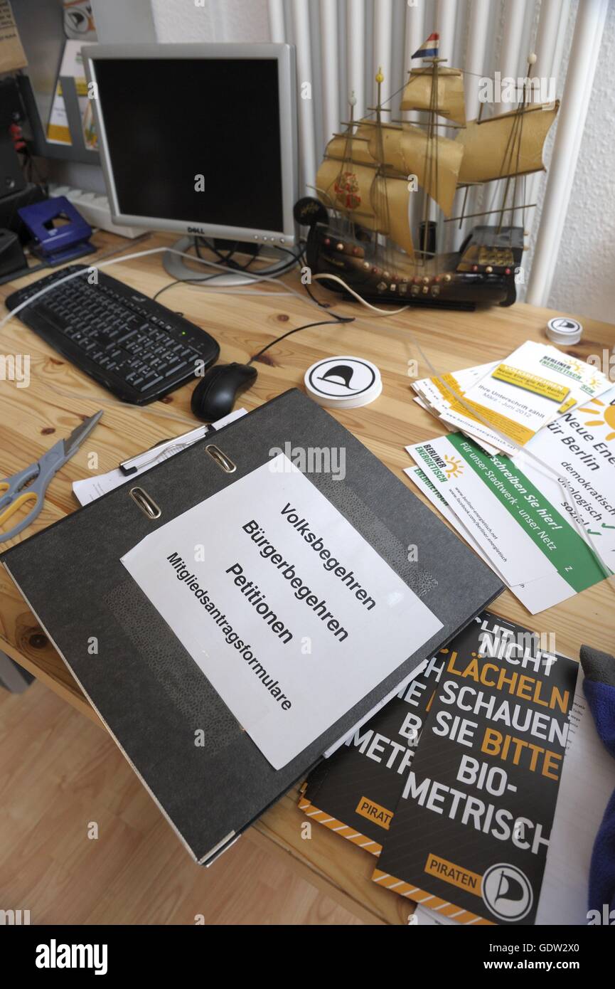 Headquarters of the German Pirate Party Stock Photo - Alamy