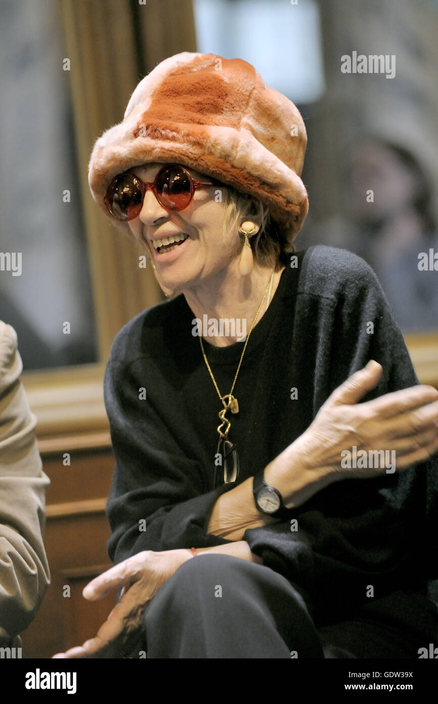 Berlin germany press conference at the berliner ensemble franca rame hi ...