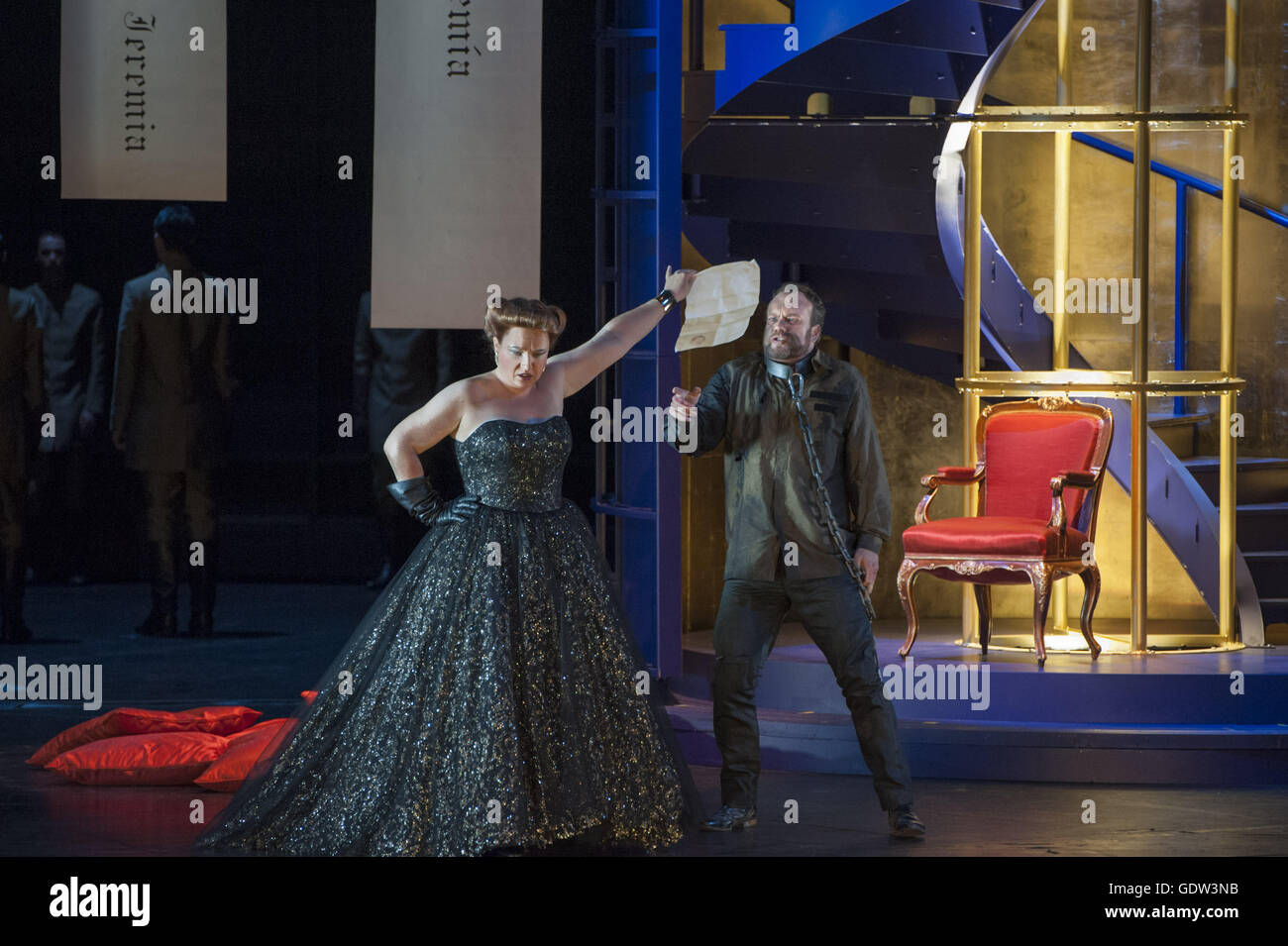 'Nabucco', director: Keith Warner Stock Photo - Alamy