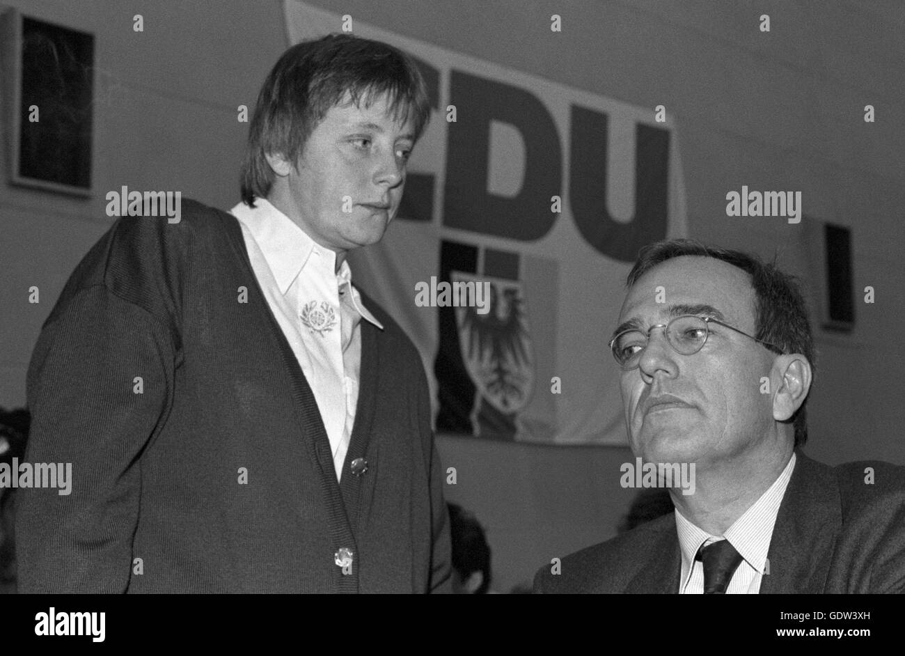 Angela merkel 1991 hi-res stock photography and images - Alamy