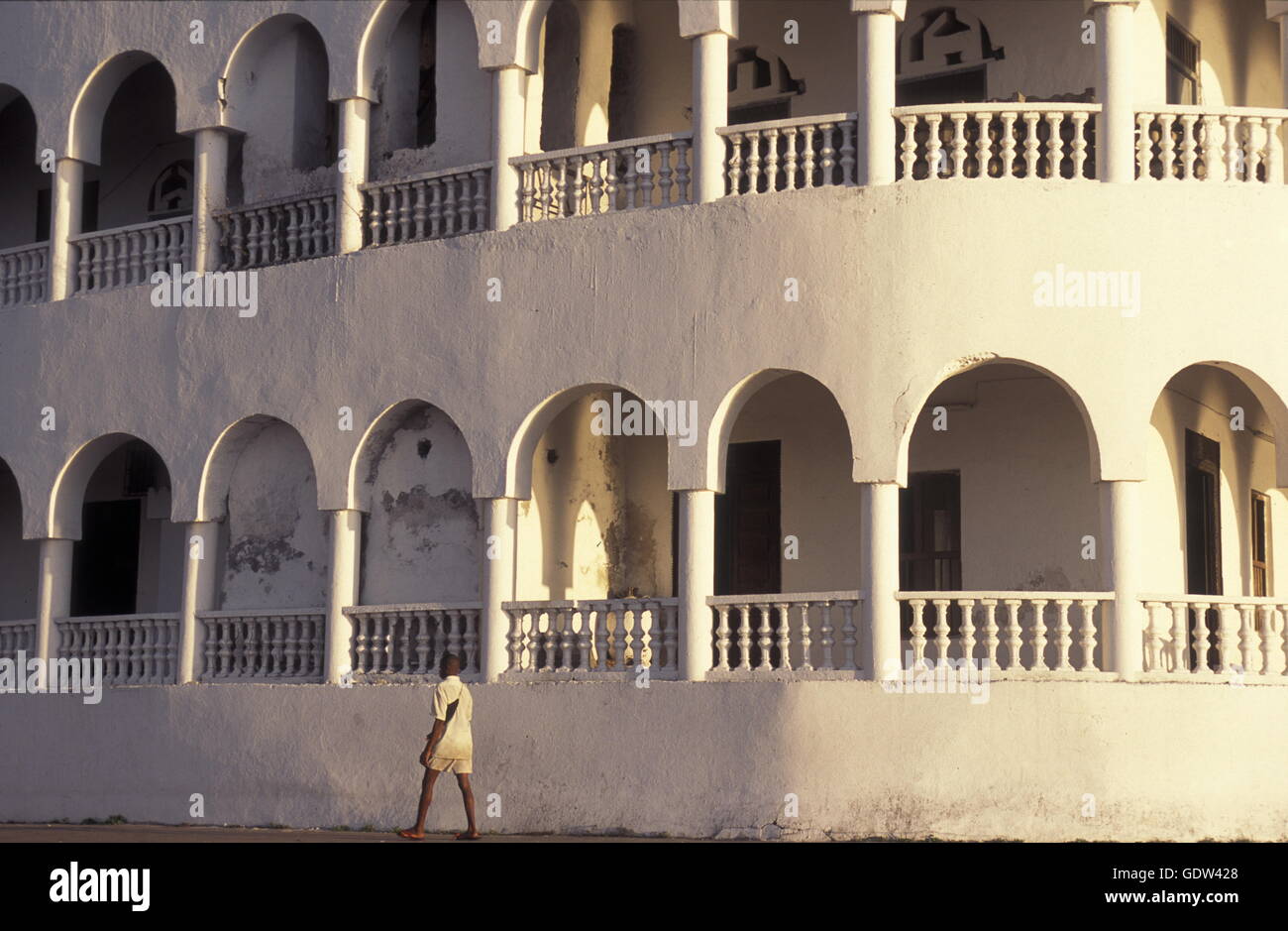 the mosque in the city of Moroni in the Island of Comoros in the Indian ...