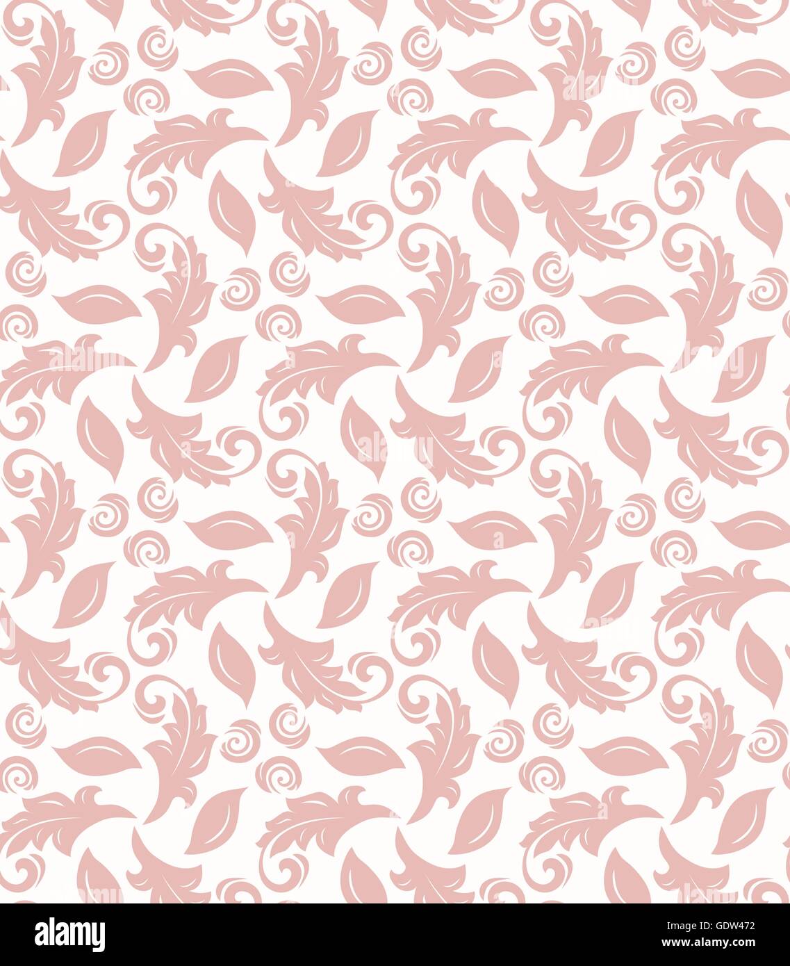 Floral Fine Seamless Vector Pattern Stock Vector Image & Art - Alamy