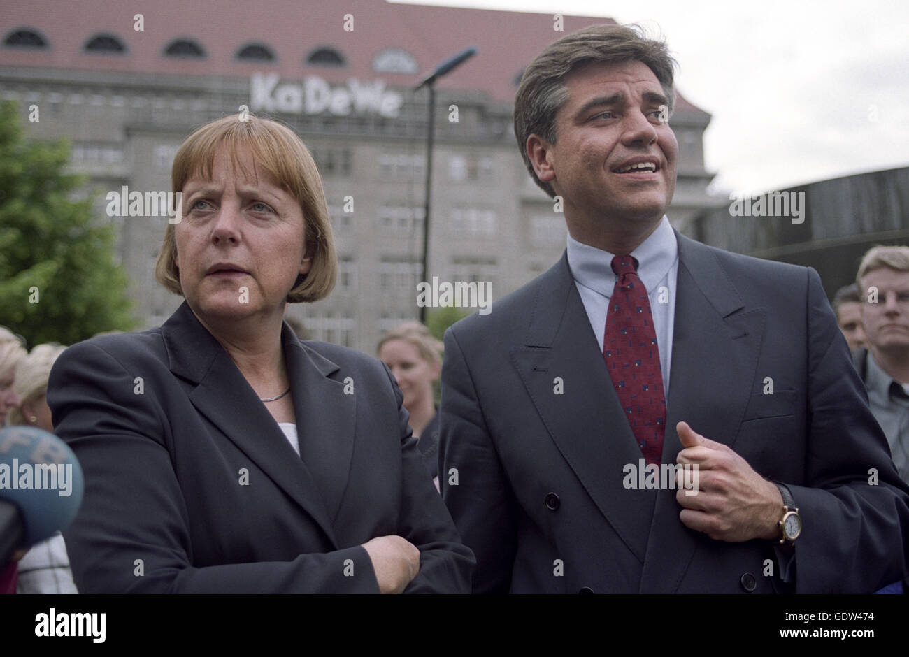 Angela merkel 2001 hi-res stock photography and images - Alamy