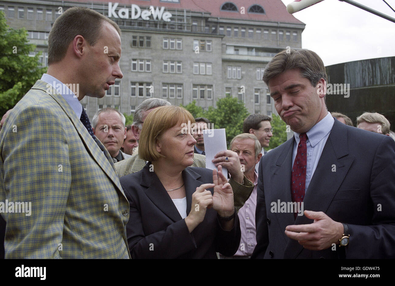Merz, Merkel and Steffel Stock Photo - Alamy