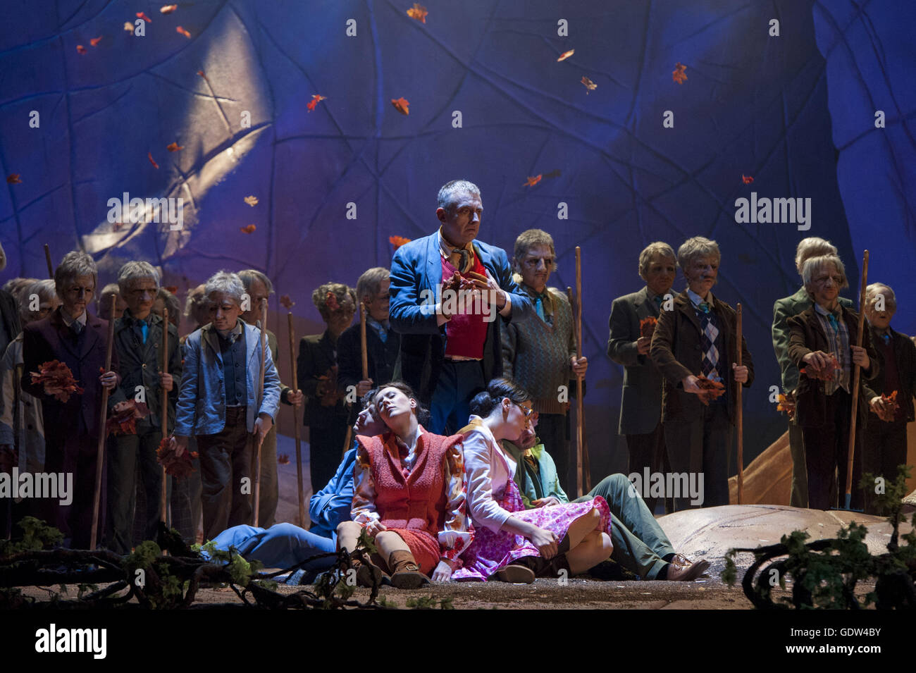 'A Midsummer Night's Dream', opera in three acts by Benjamin Britten ...