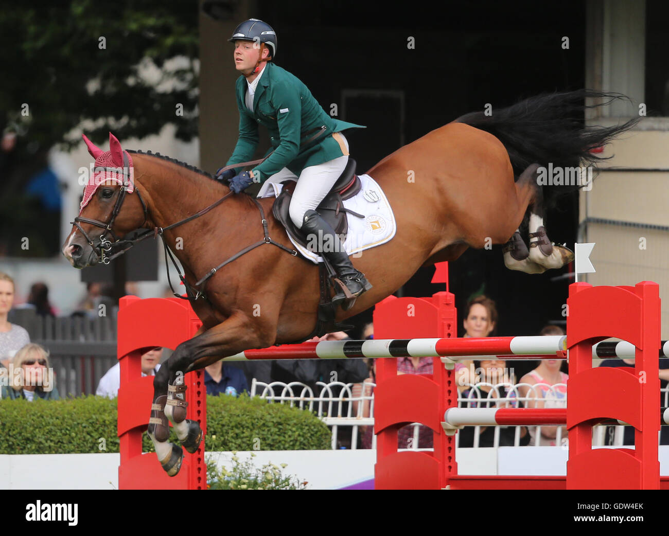 Republic of Ireland's Anthony Condon on Aristo during the Sport Ireland ...