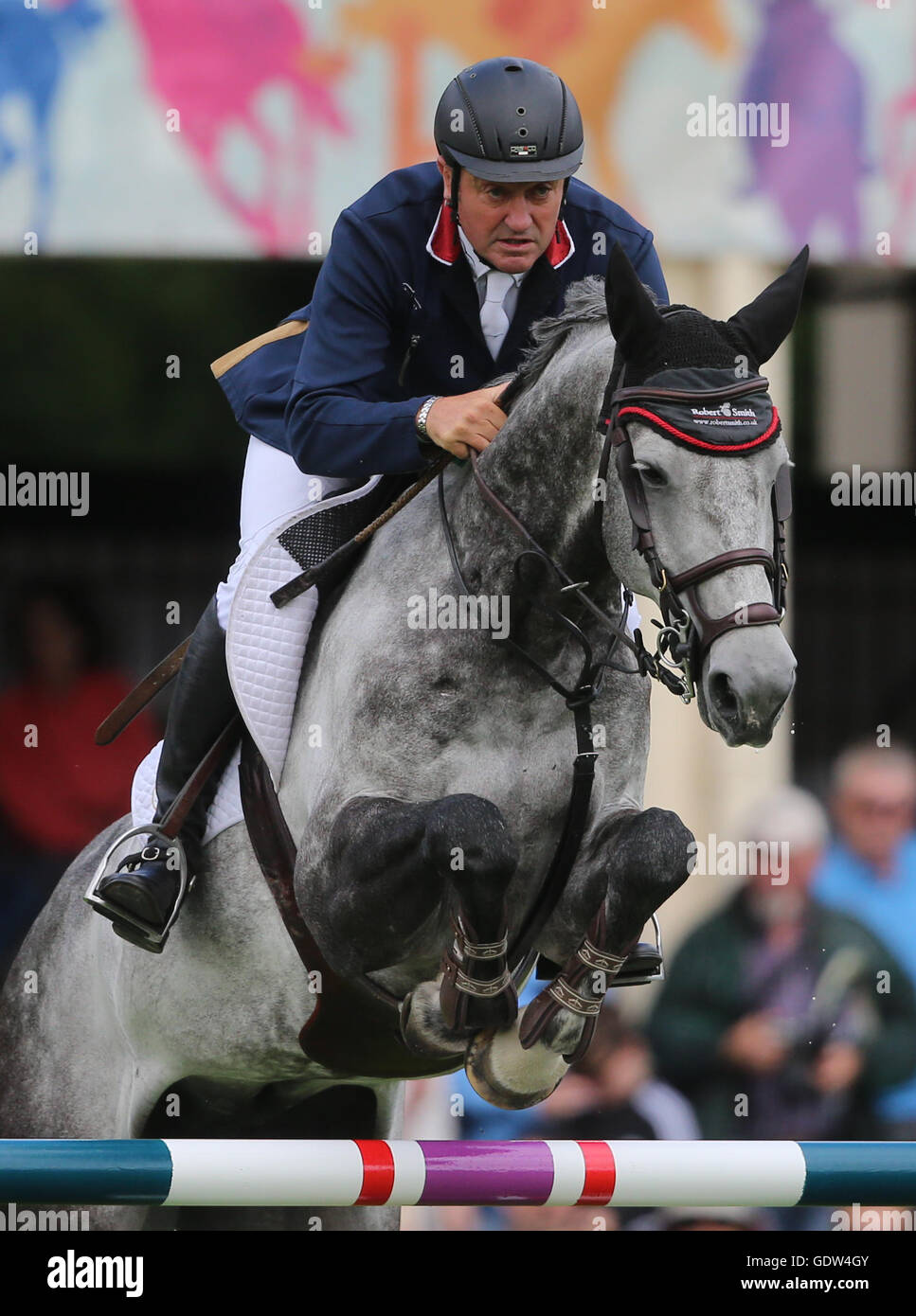 England's Robert Smith on Cimano E during the Sport Ireland Classic ...
