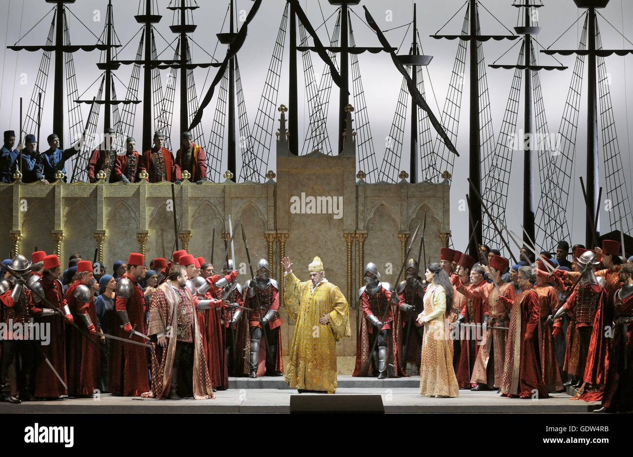 'Simon Boccanegra', stage director: Federico Tiezzi Stock Photo - Alamy