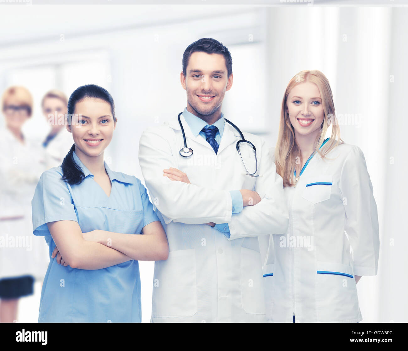 young team or group of doctors Stock Photo - Alamy