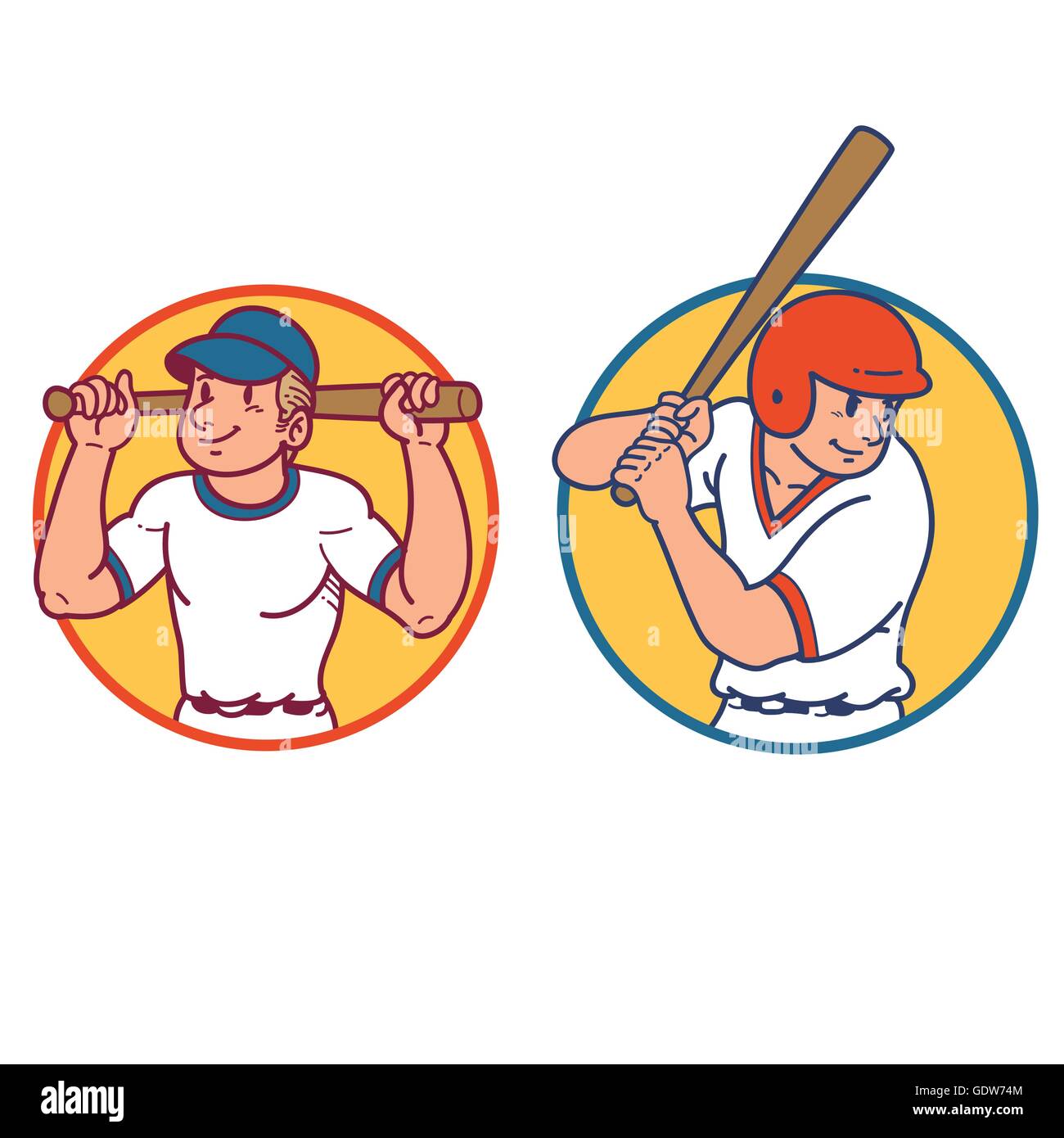 Hand drawn baseball hi-res stock photography and images - Alamy