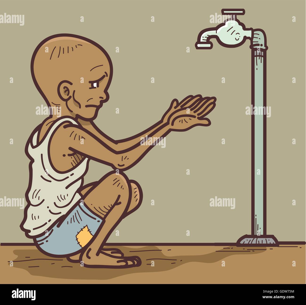 Problem of poverty Stock Vector Images - Alamy