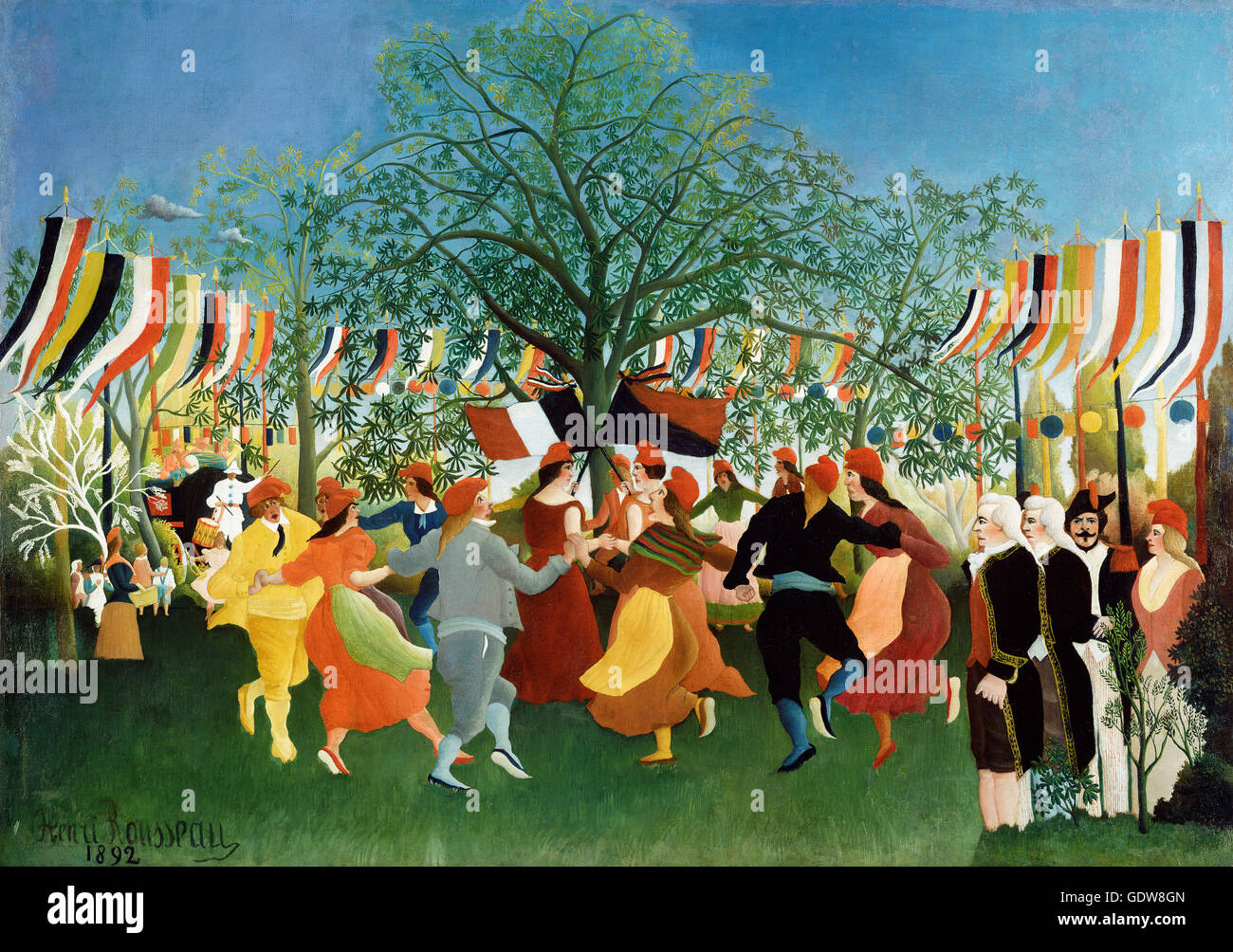 A Centennial of Independence by Henri Rousseau (1844-1910). Oil on ...