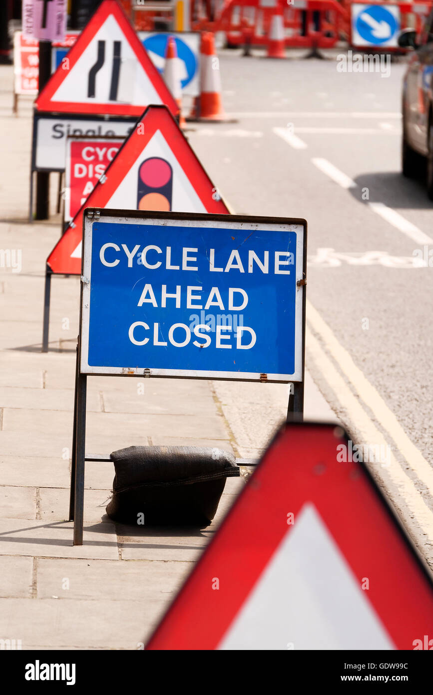 Road traffic Signs, London, Britain Stock Photo - Alamy