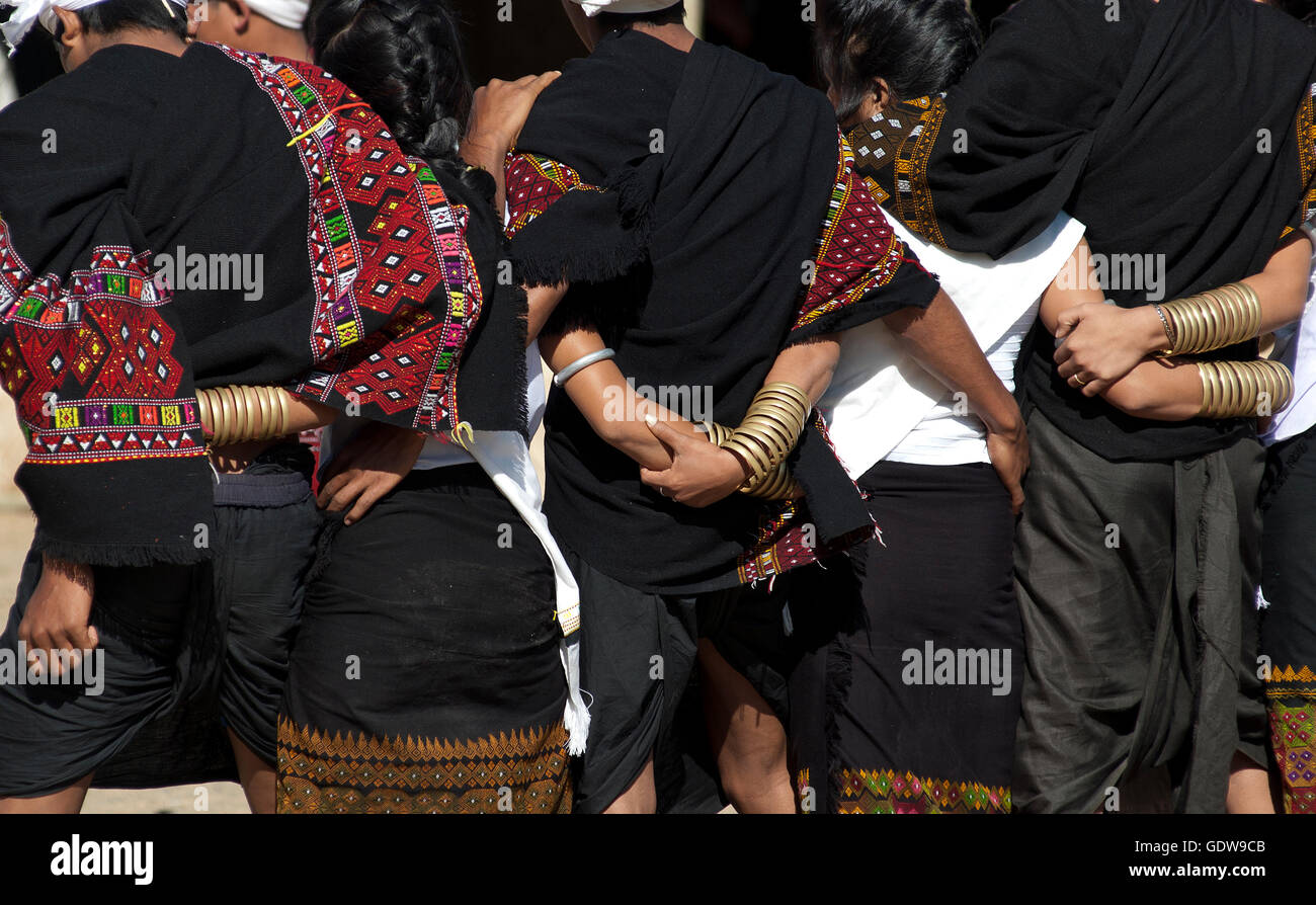 The image of Rengma Naga Tribe at Hornbill festival, Nagaland, India ...