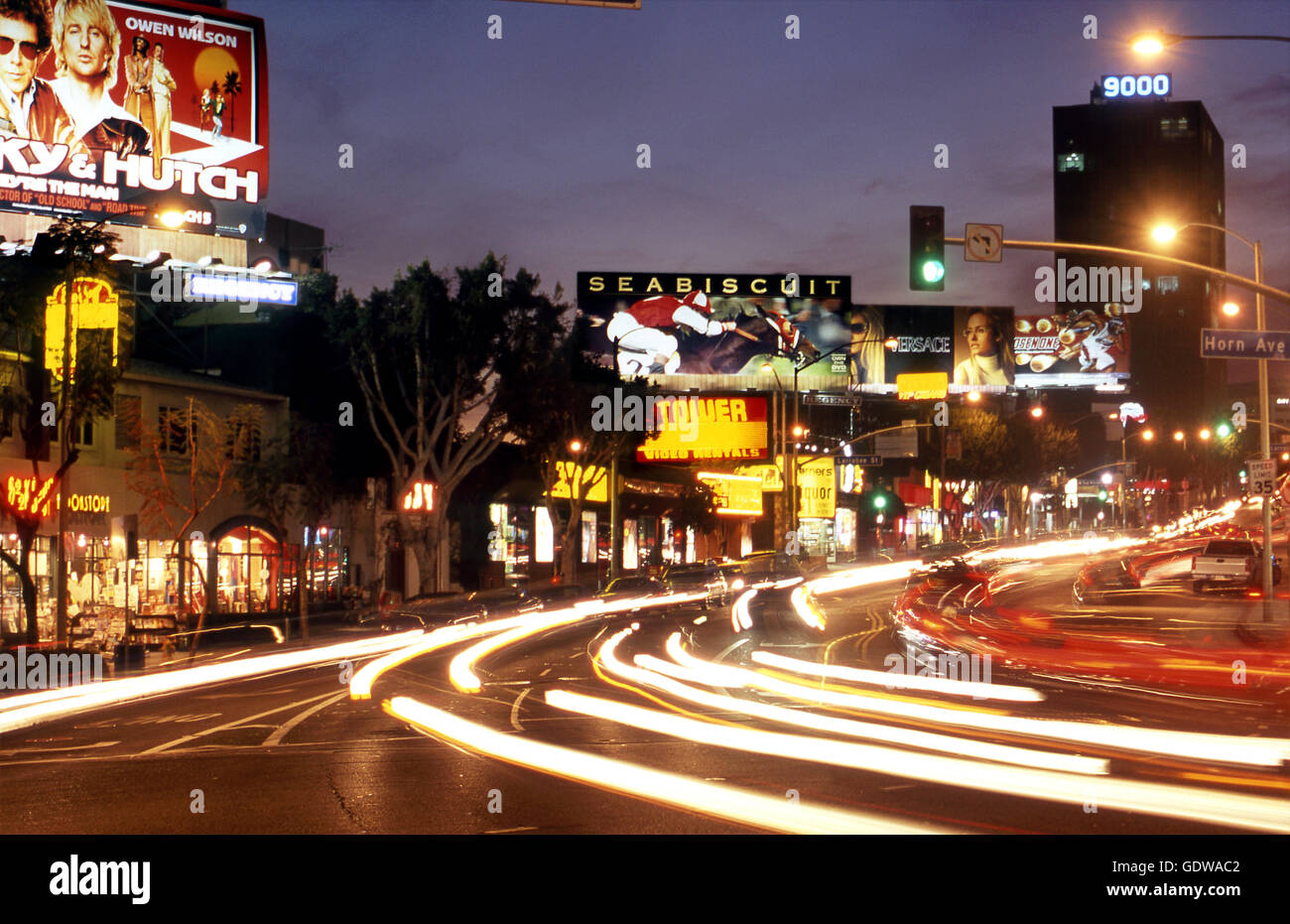 Sunset strip hollywood vintage hi-res stock photography and images - Alamy