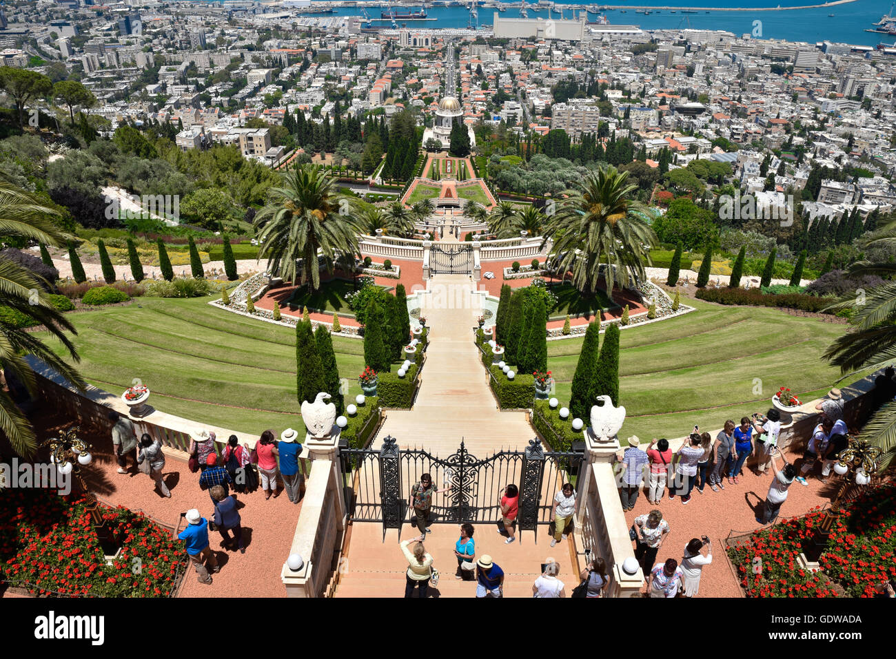 The Bahá’í Gardens in Haifa, Israel Stock Photo - Alamy