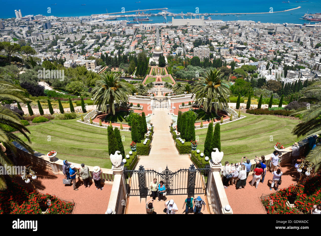 The Bahá’í Gardens in Haifa, Israel Stock Photo - Alamy