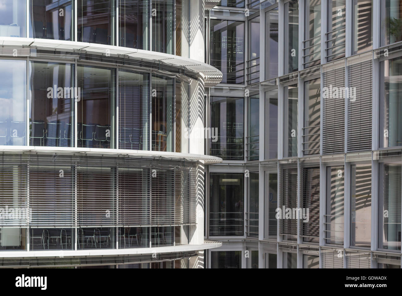 modern office building exterior - glass facade Stock Photo - Alamy