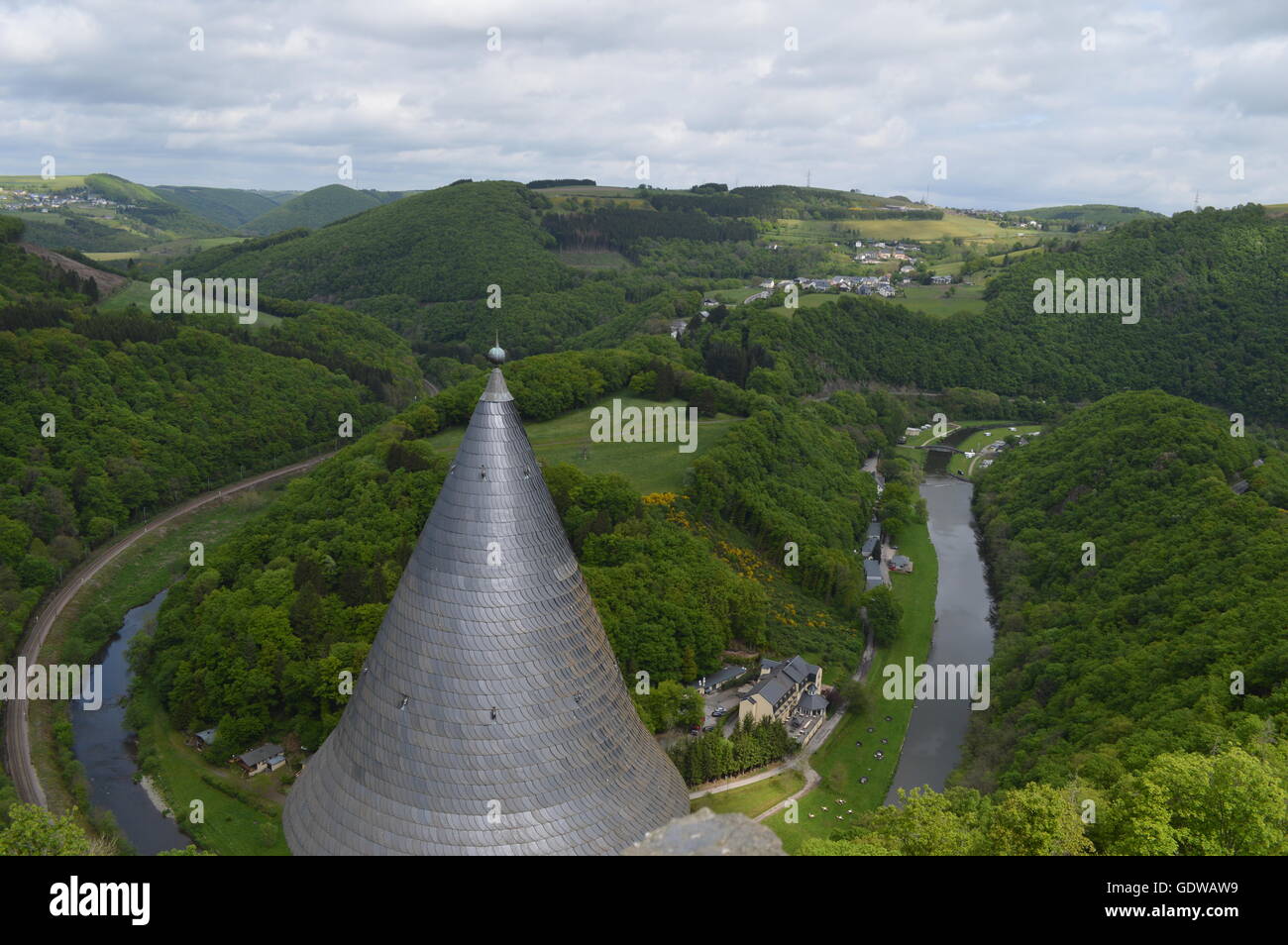 Bourscheid castle hi-res stock photography and images - Alamy