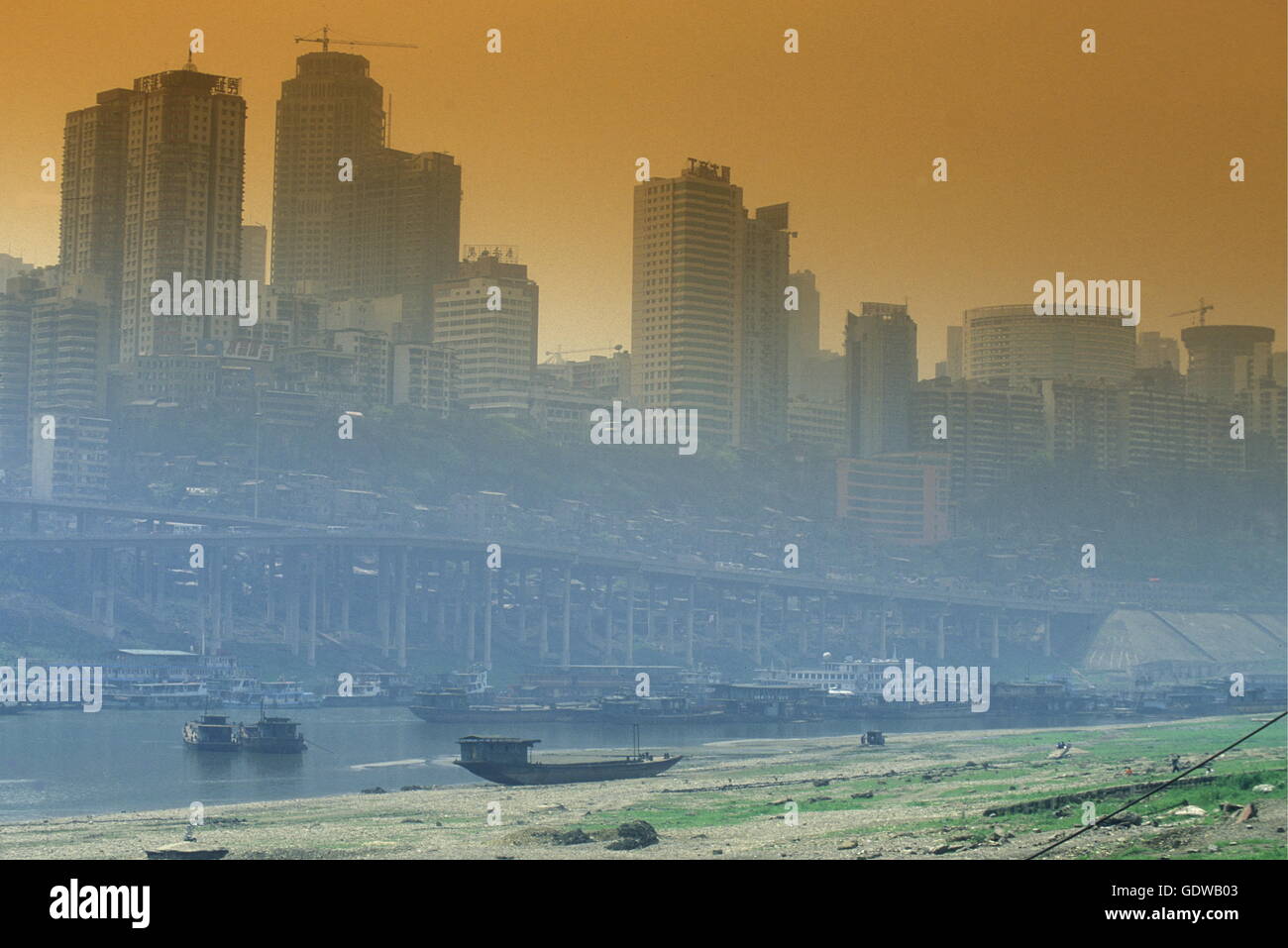 the city of Chongqing in the province of Sichuan in china in east asia ...