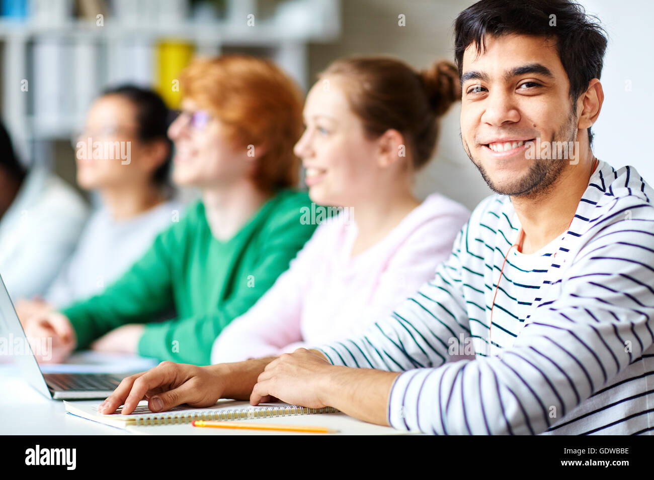 Happy college student Stock Photo - Alamy