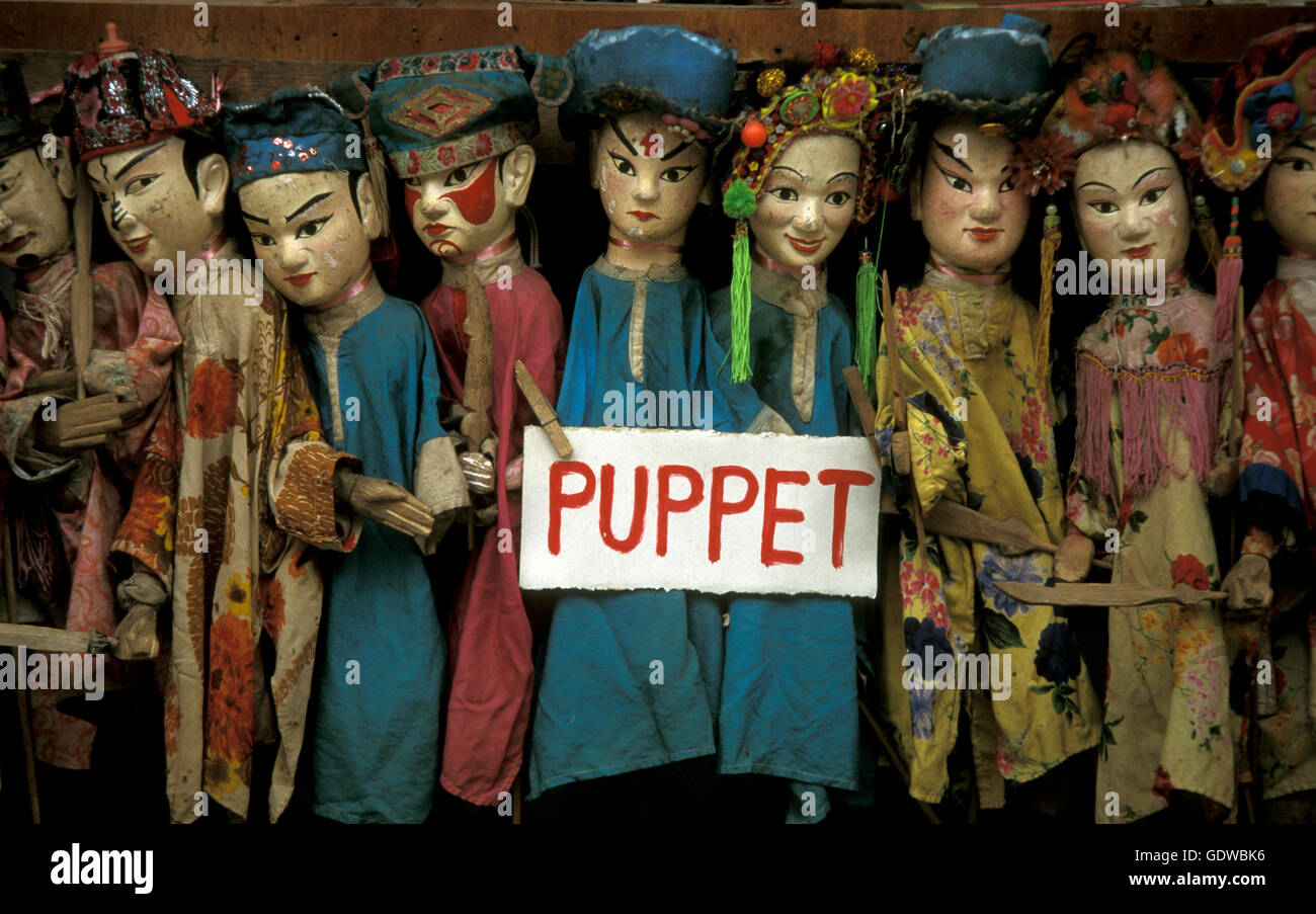puppet in a market in the town of Yangshou near the city of Guilin in ...