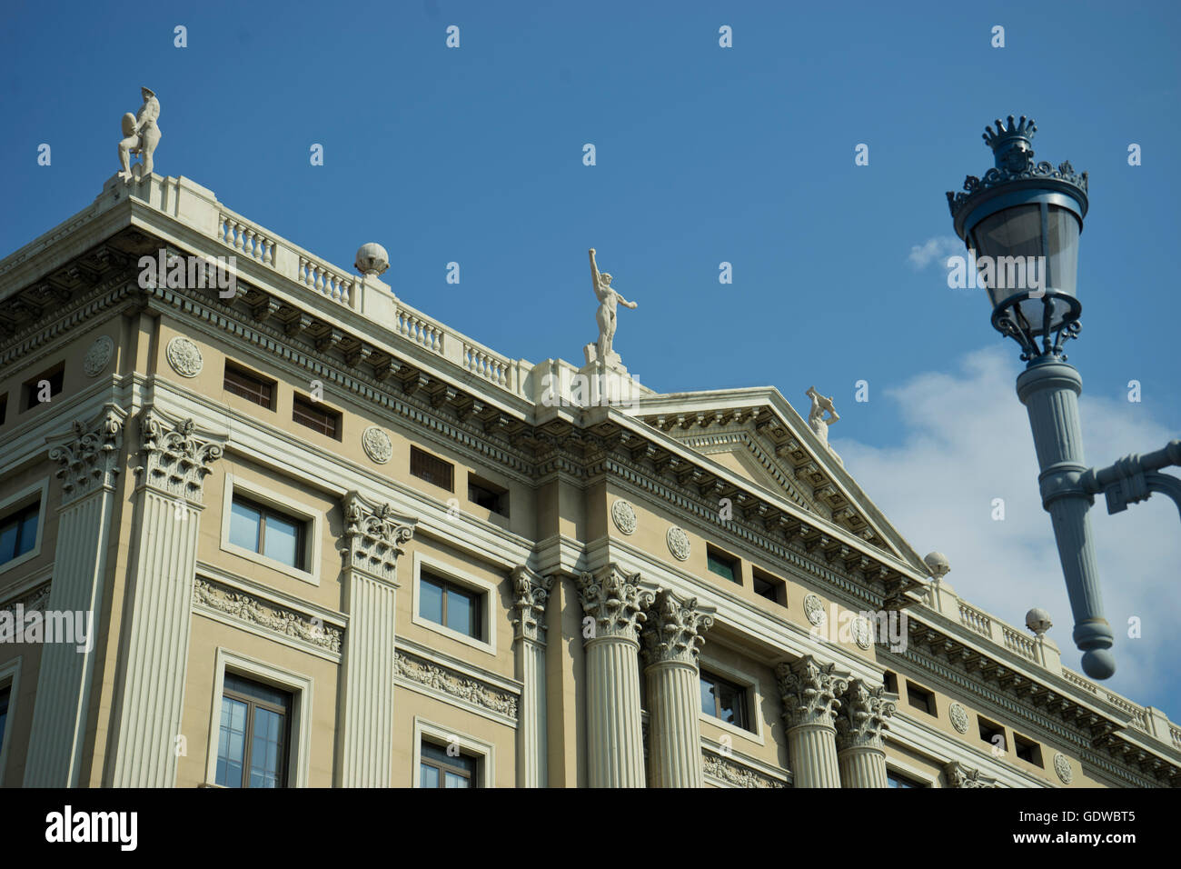 Customs building by the harbour in Barcelona,Catalonia,Spain Stock ...