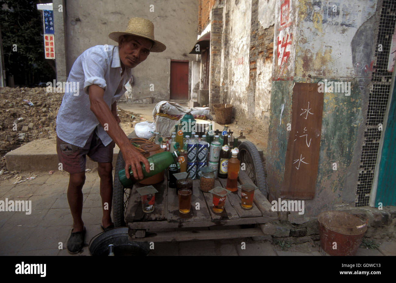 in the village of Badong on the yangzee river in the three gorges ...