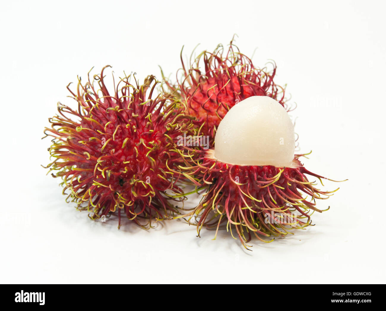 Rambutan asian fruit on Cut Out Stock Images & Pictures - Alamy