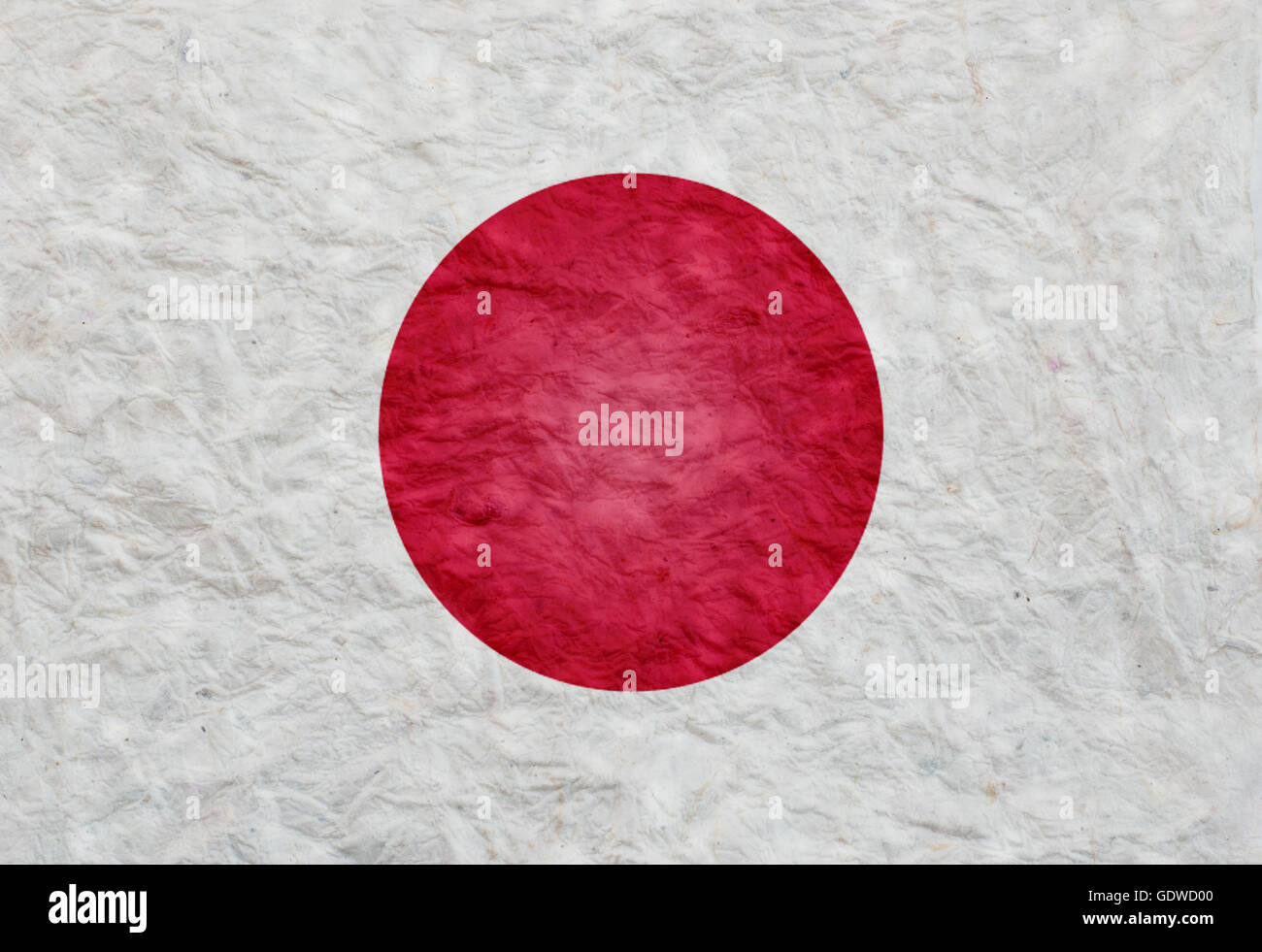 Japan flag crumpled paper hi-res stock photography and images - Alamy
