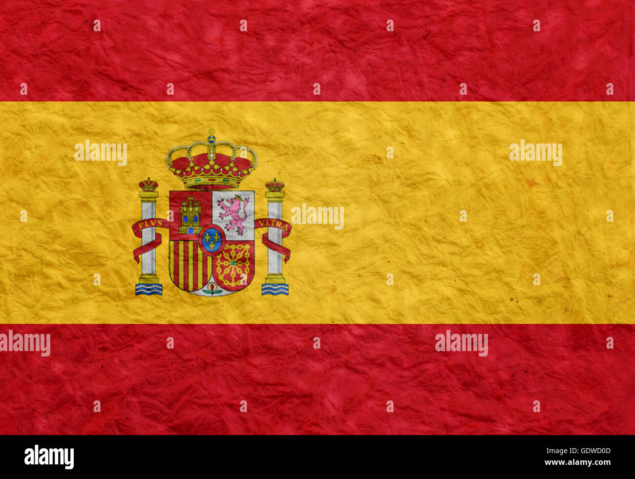 Paper style flag of Spain Stock Photo - Alamy